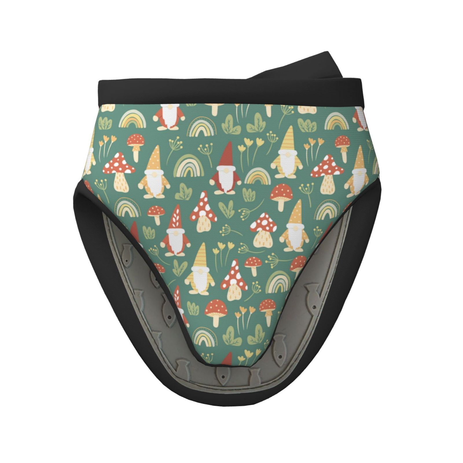 Rocae Mushrooms And Rainbows for Mini Oven Mitts Rubber Oven Glove ...