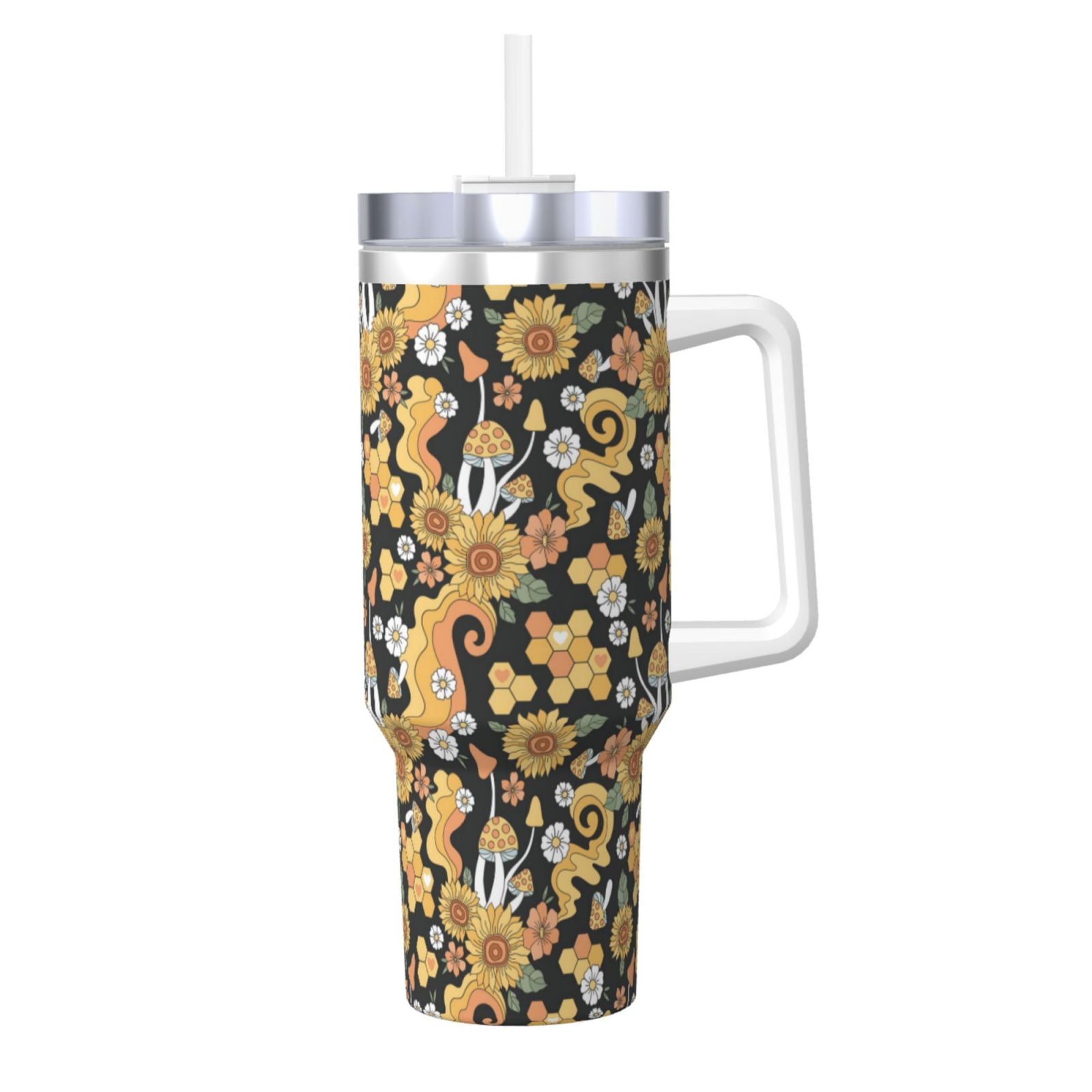 Rocae Mushrooms Honeycomb for 40OZ Ice Bully With Handle Keeps Drinks ...