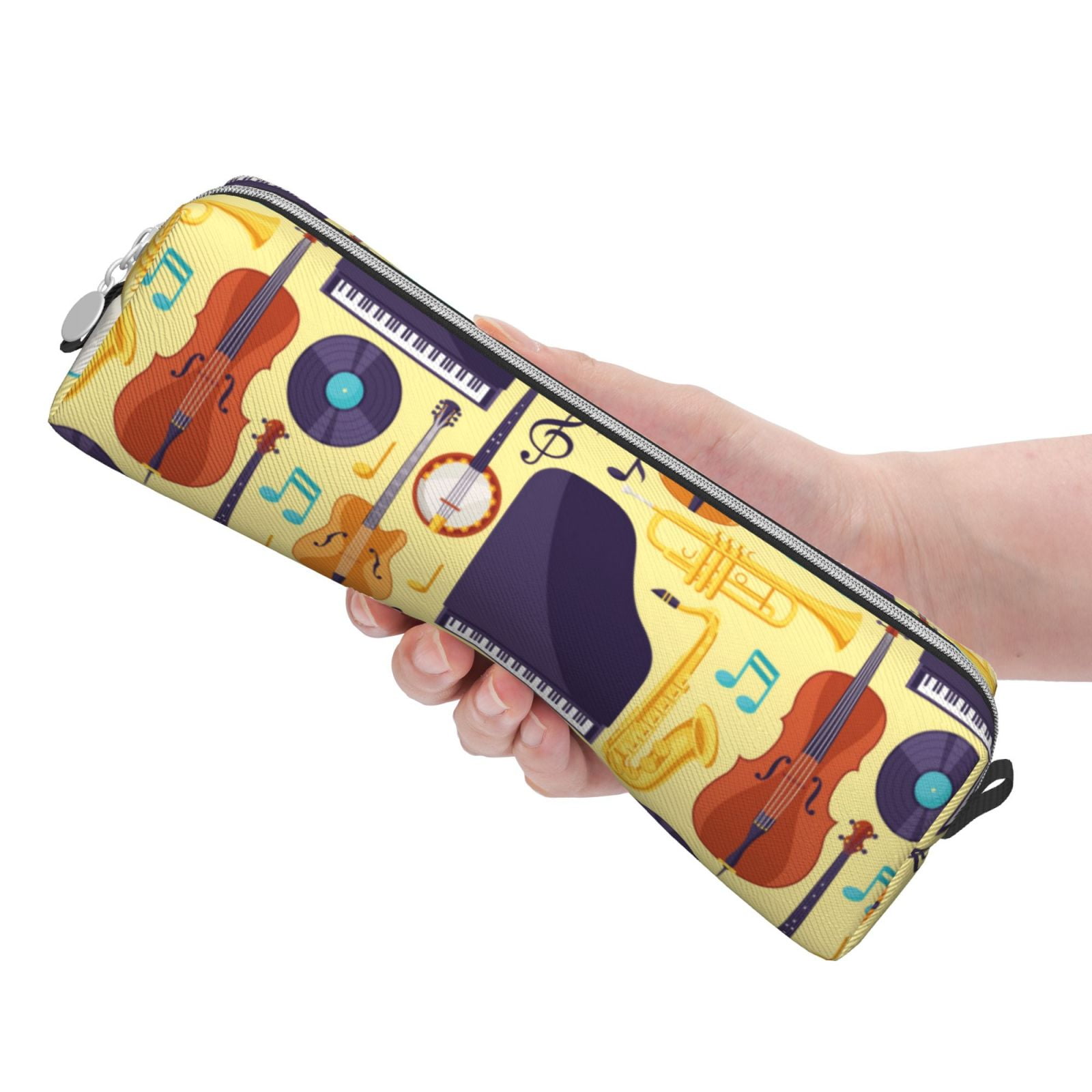 Rocae Musical Instruments for Pen and Marker Pouch with Zipper for Men ...