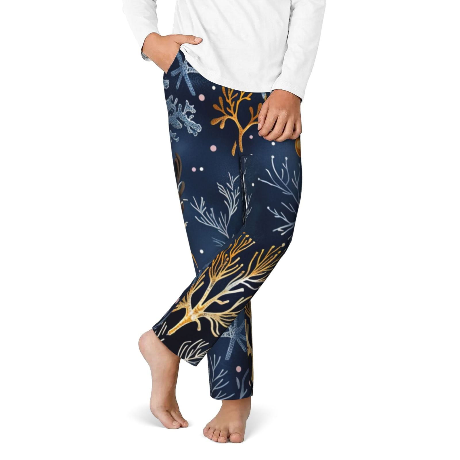 Rocae Mystical Underwater Coral Scene for Teenagers' Pajama Pants,Girls ...