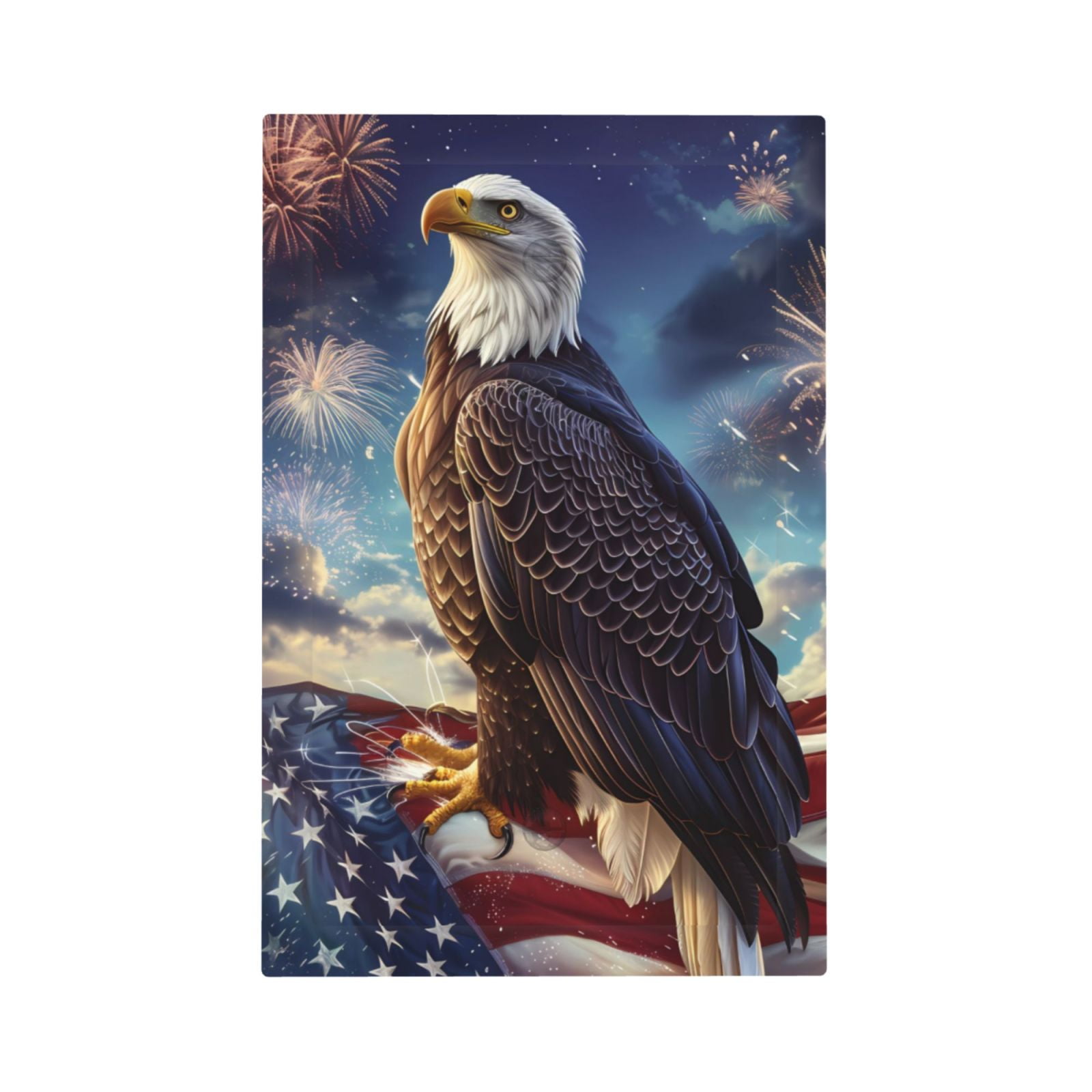 Rocae Night Sky Bald Eagle for Decorator Light Switch or Receptacle ...