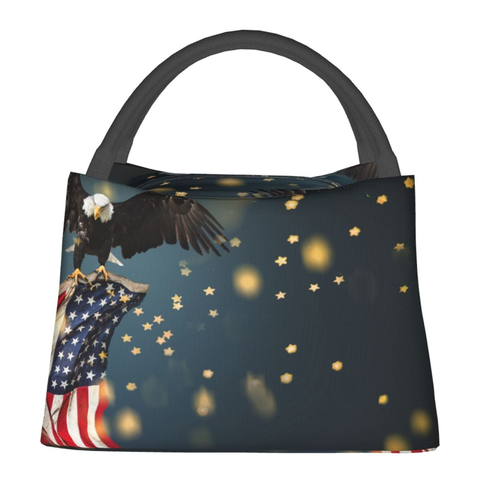 Rocae North American Bald Eagle for Insulated Lunch Bag for Women Men ...