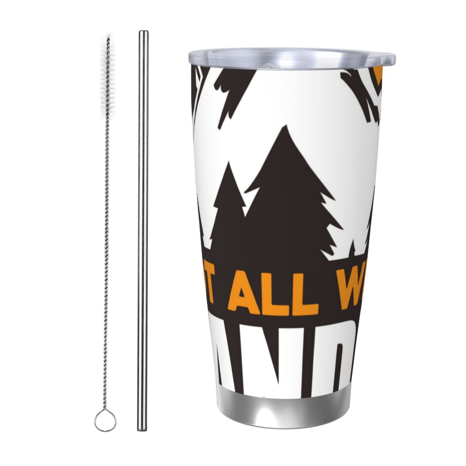 Rocae Not All Who Wander Are Lost4 for 20 Ounces Stainless Steel ...