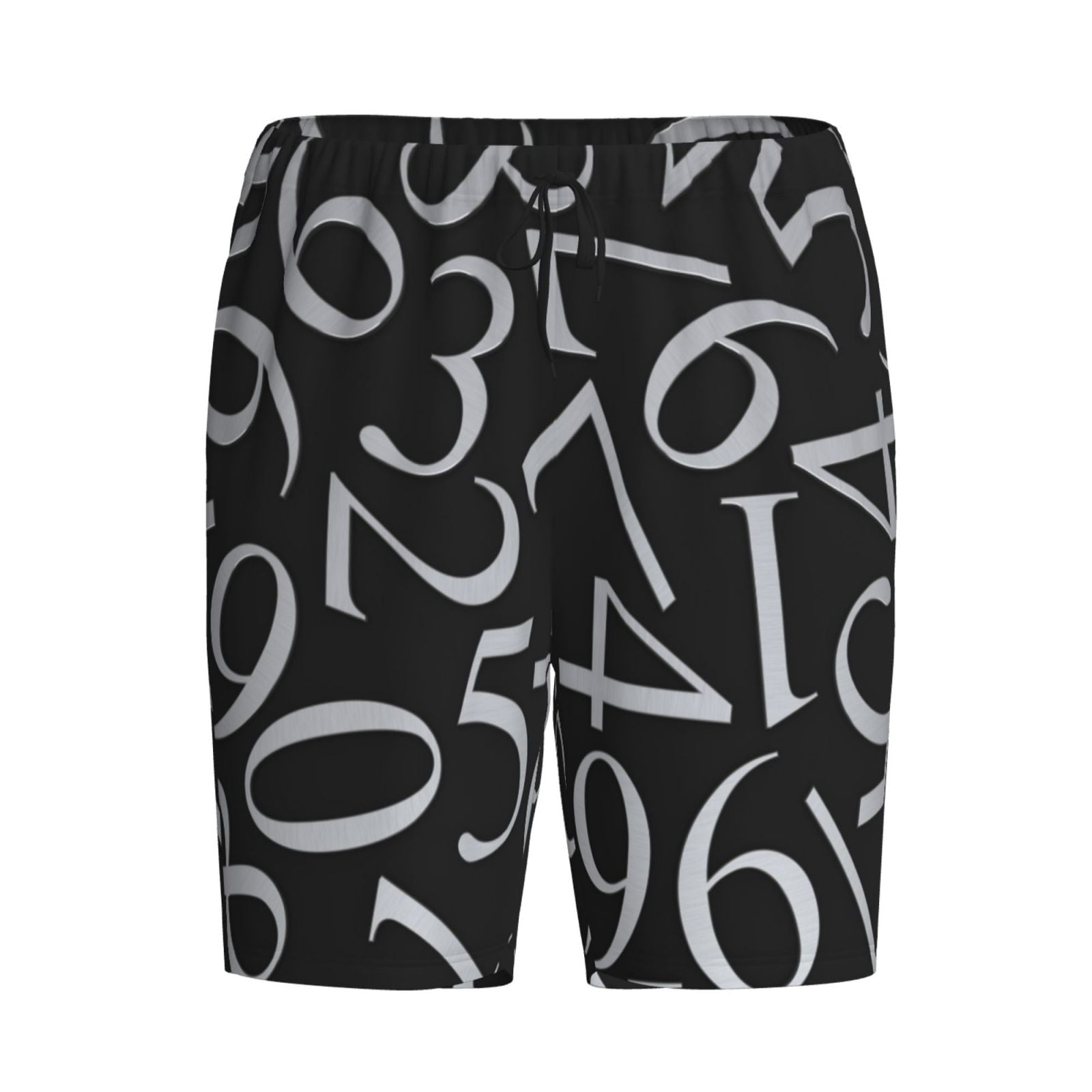 Rocae Numbers for Men's Soft Sleep Pajama Shorts, Waistband and Pockets ...