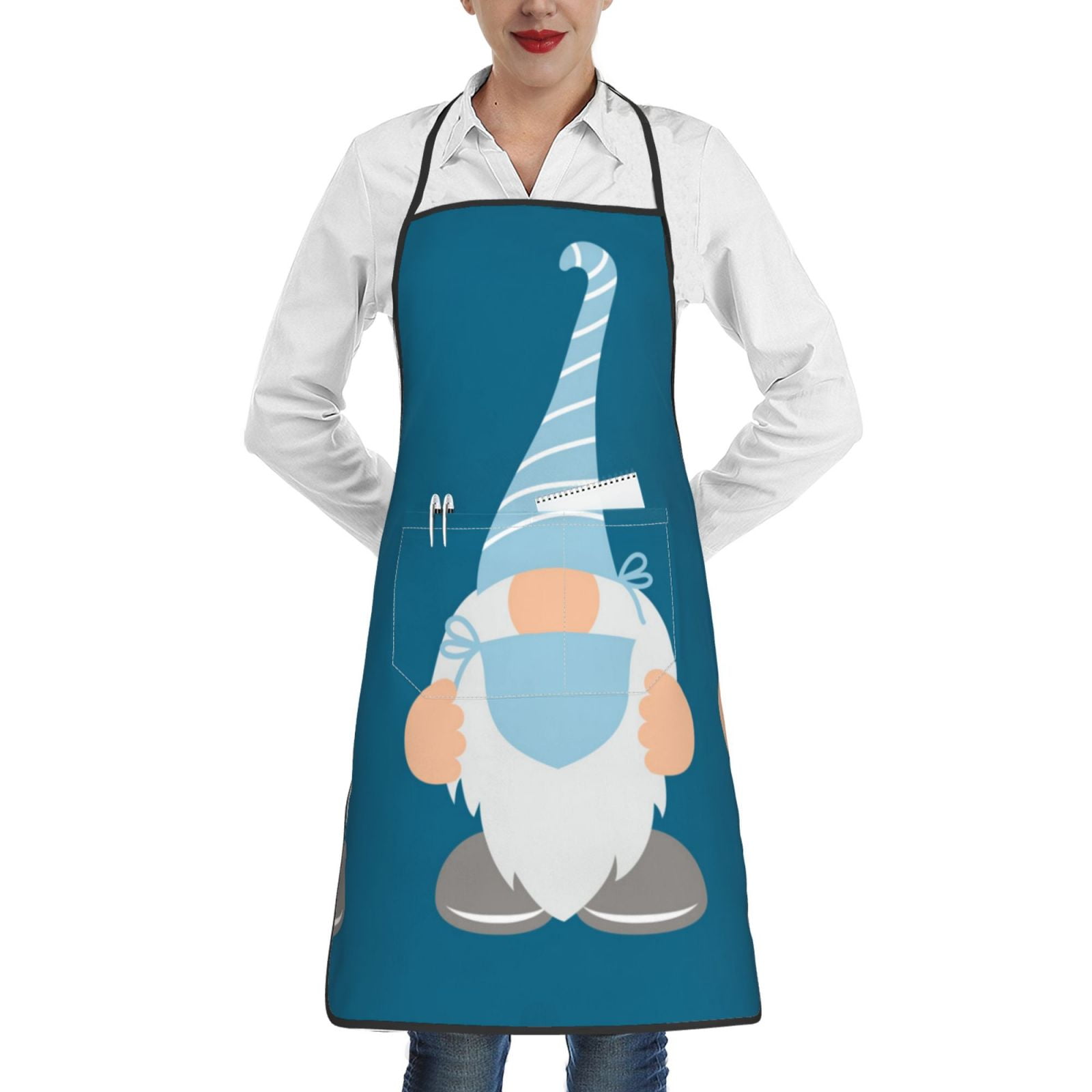 Rocae Nurse Doctor Gnomes for Kitchen Aprons for Women Adjustable ...