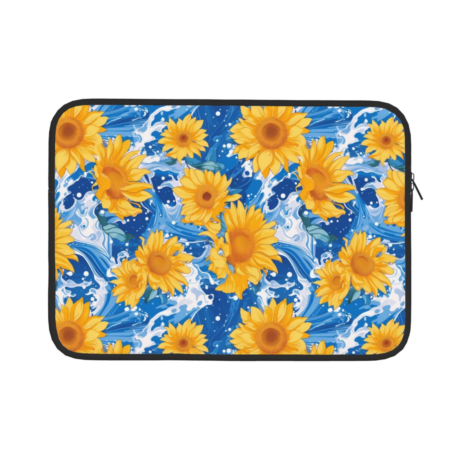 Rocae Ocean Wave Sunflower for Classic Slim Ergonomic Briefcase and ...