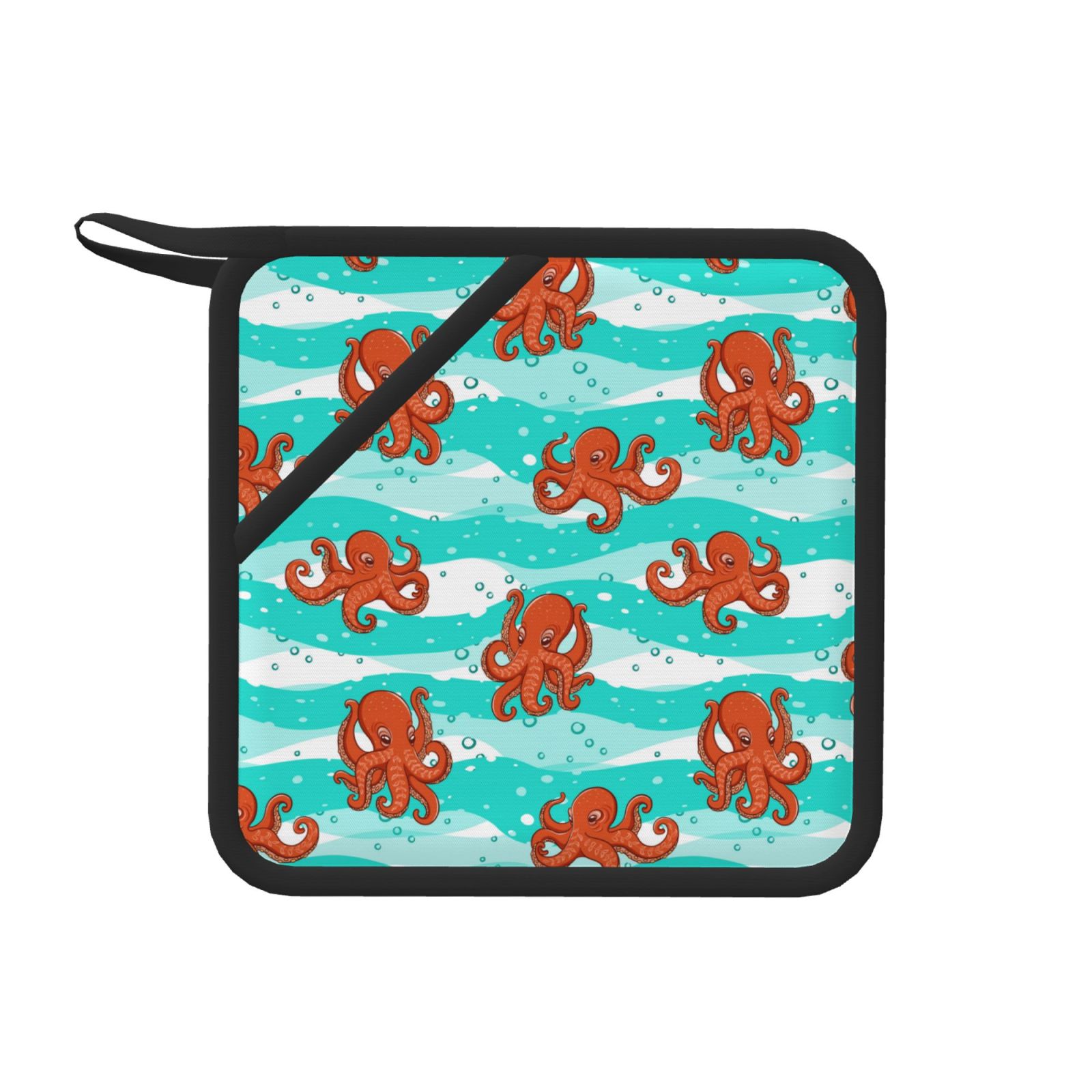 Rocae Octopuses for Square Silicone Anti-scalding Mat Trivet Hot Pads ...