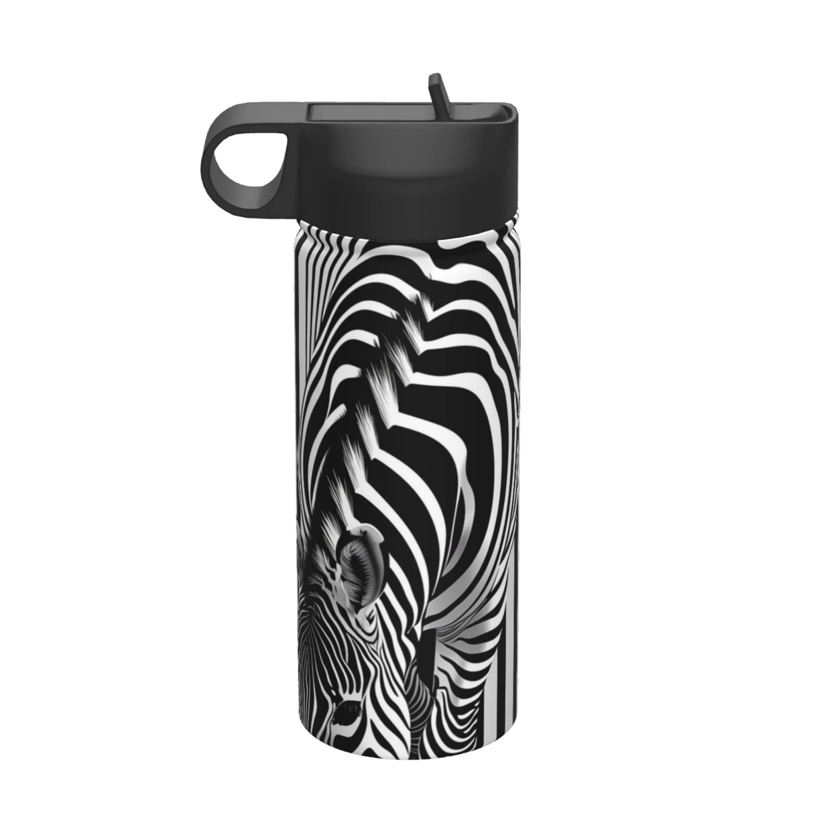 Rocae Optical Zebra Illusion for 18oz Sports Insulated Kettle Stainless ...