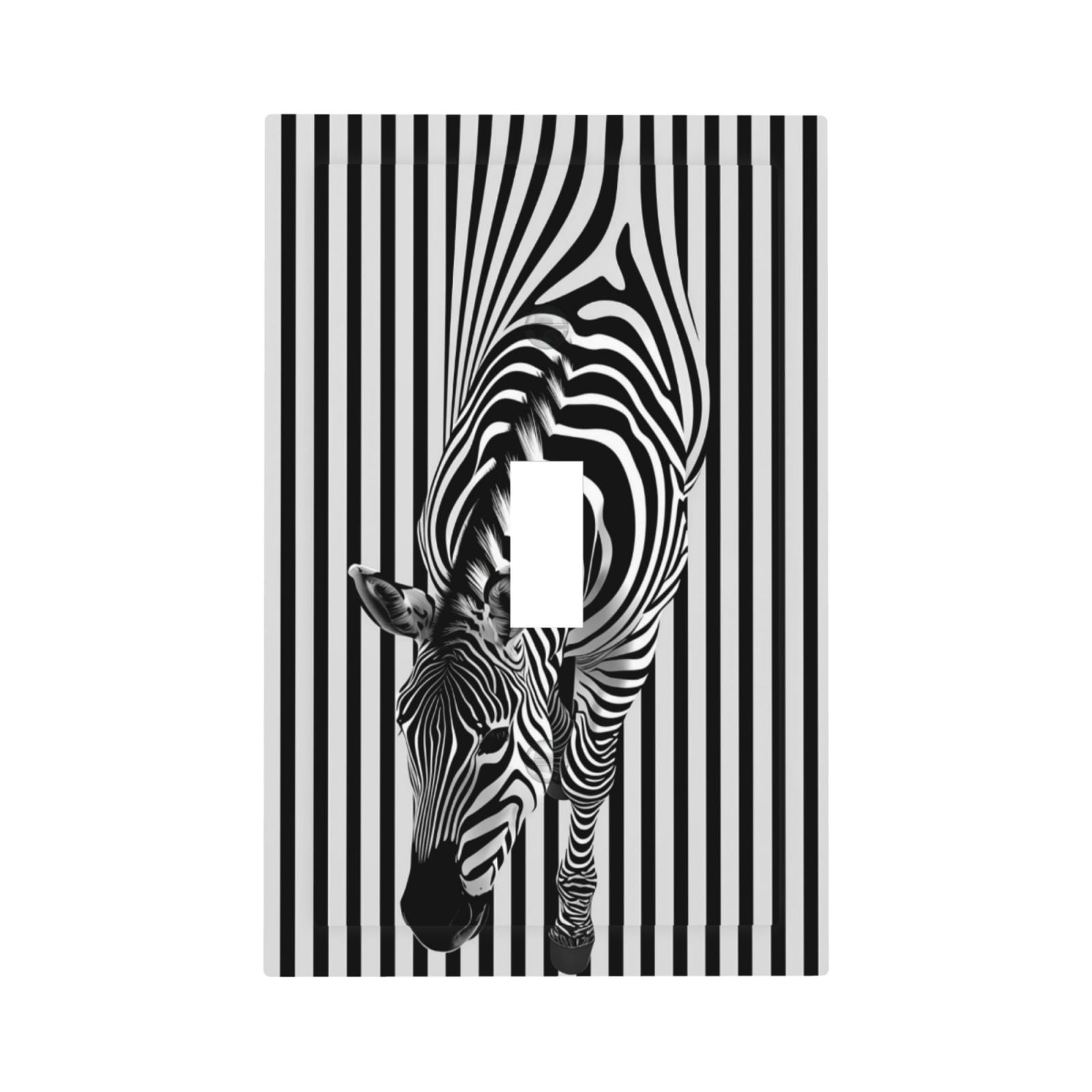 Rocae Optical Zebra Illusion for Decorator Light Switch or Receptacle ...