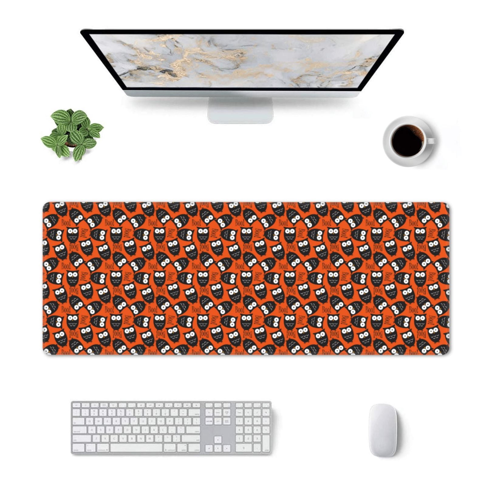 Rocae Owls And Boo for Gaming Mouse Pad, Mouse Pad Large, Office ...
