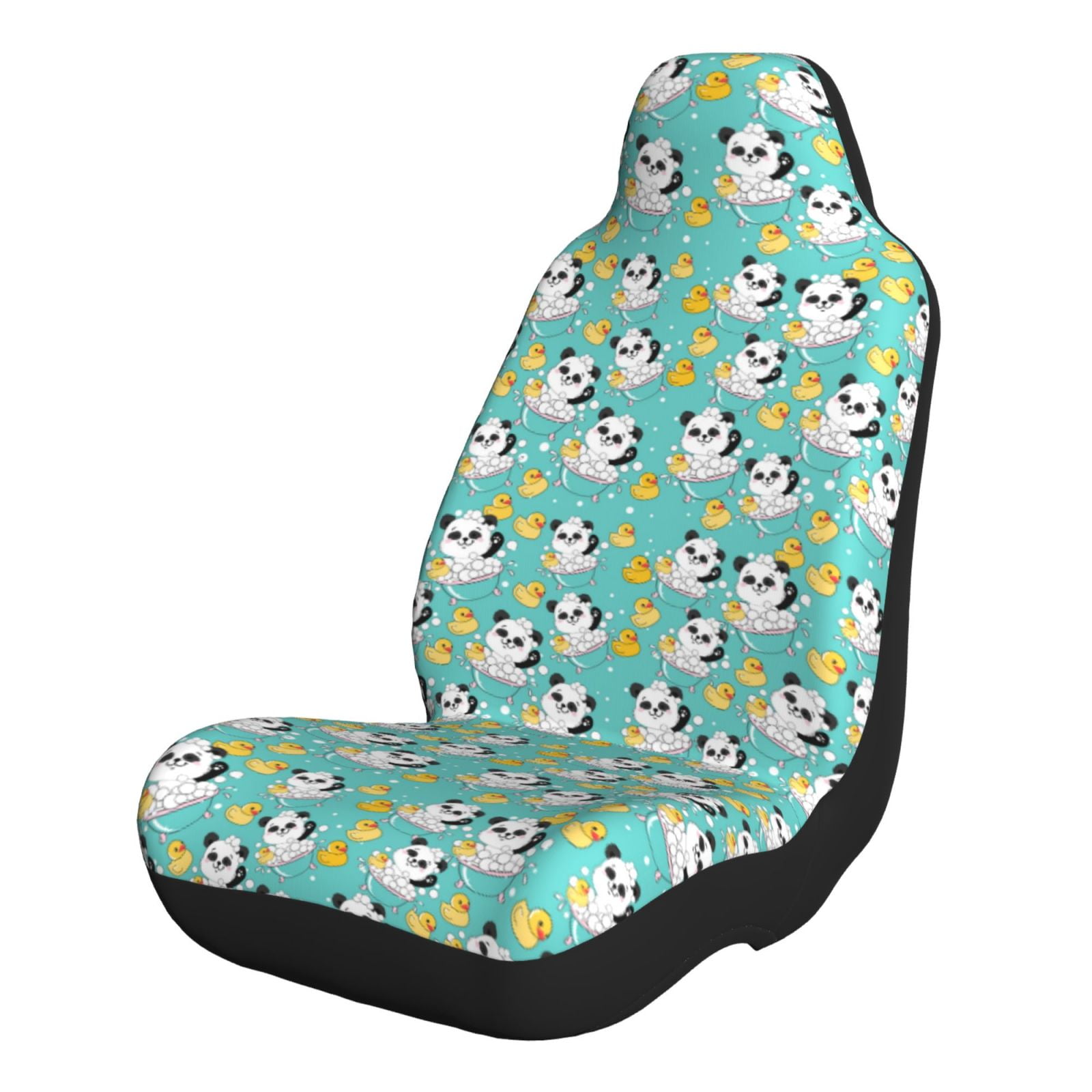 Rocae Panda Bathing In The Bath Print Seat Covers for Cars Trucks and ...