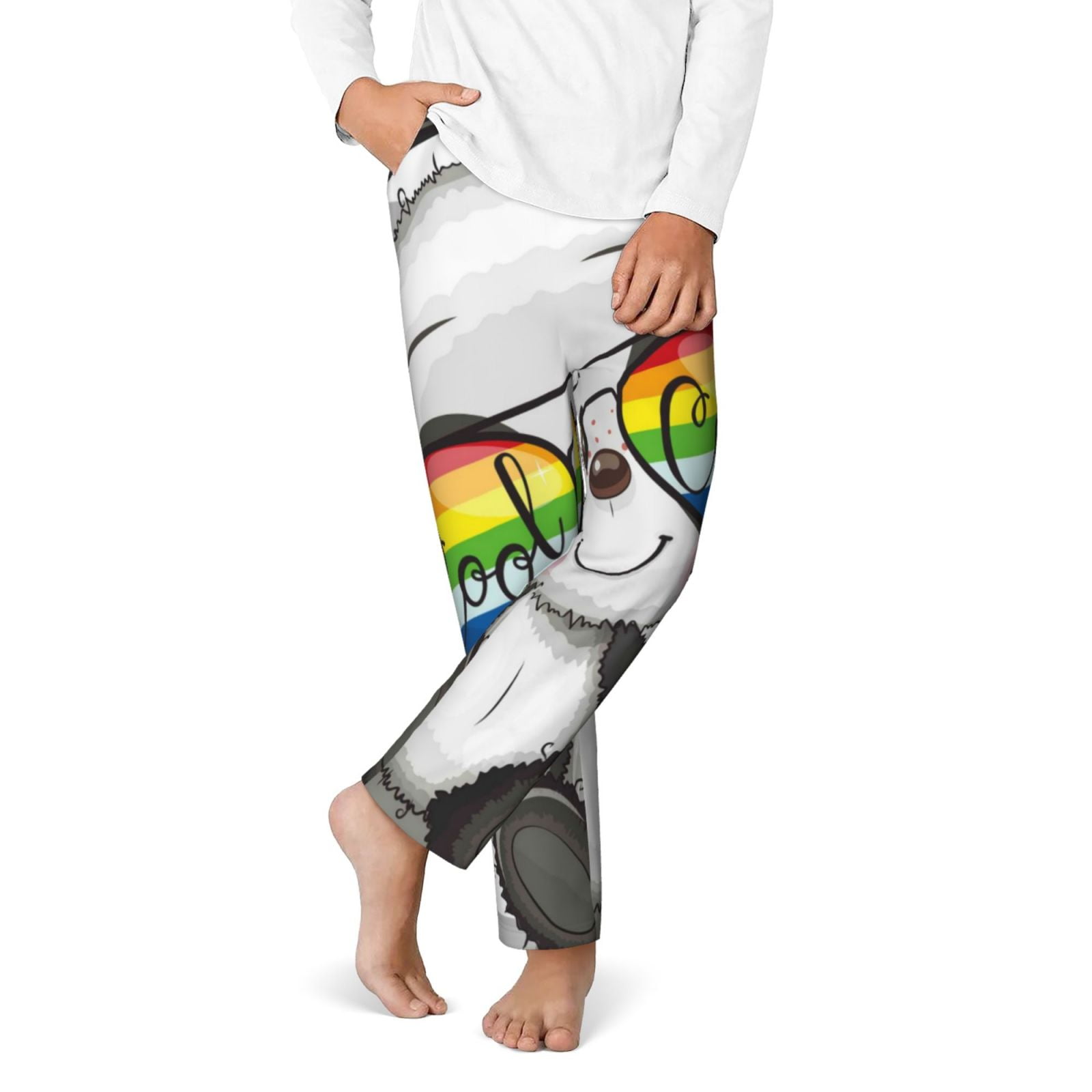 Rocae Panda with Sun glasses for Teenagers' Pajama Pants,Girls lounge ...