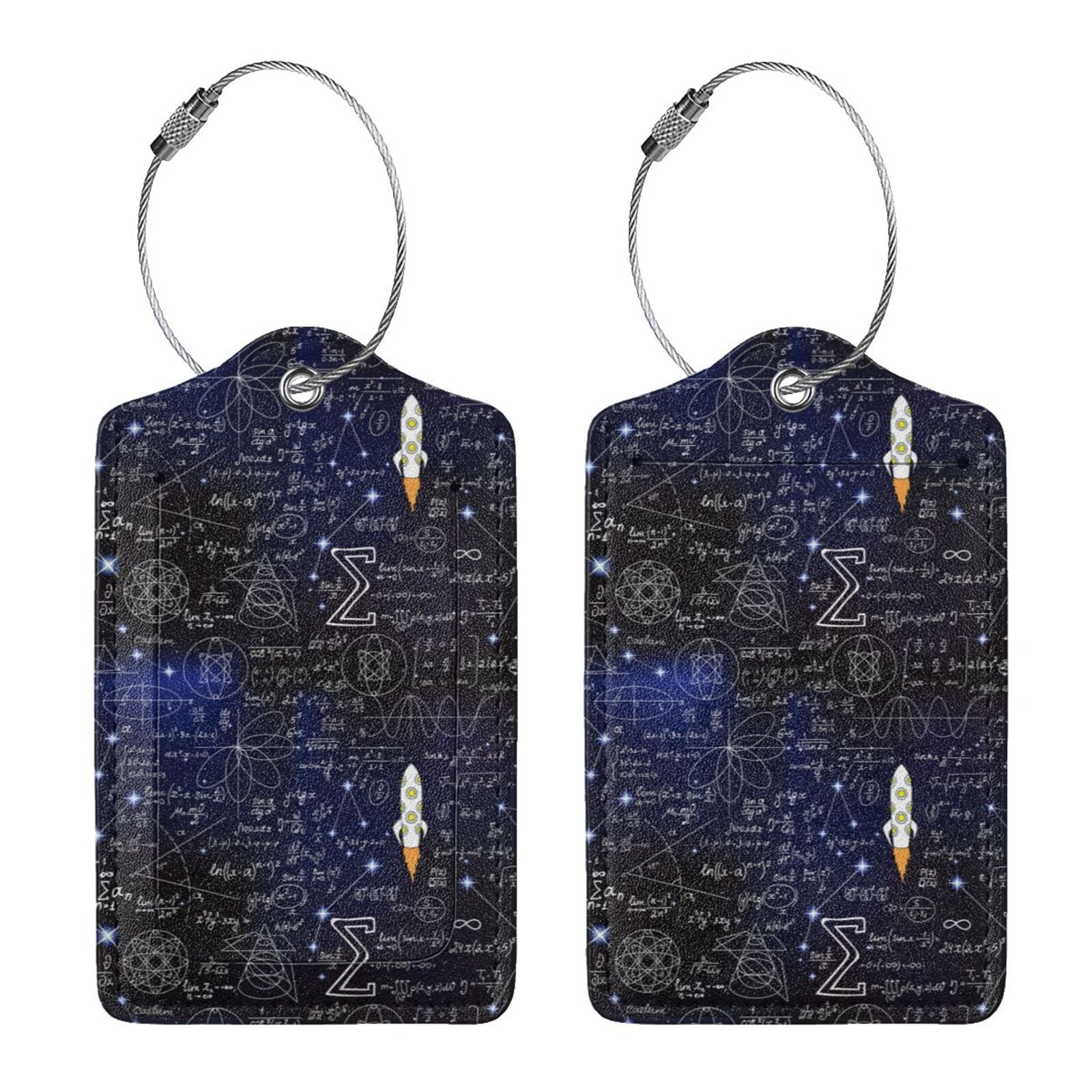 Rocae Physical Formulas for Leather Luggage Baggage Tags ID Label ...