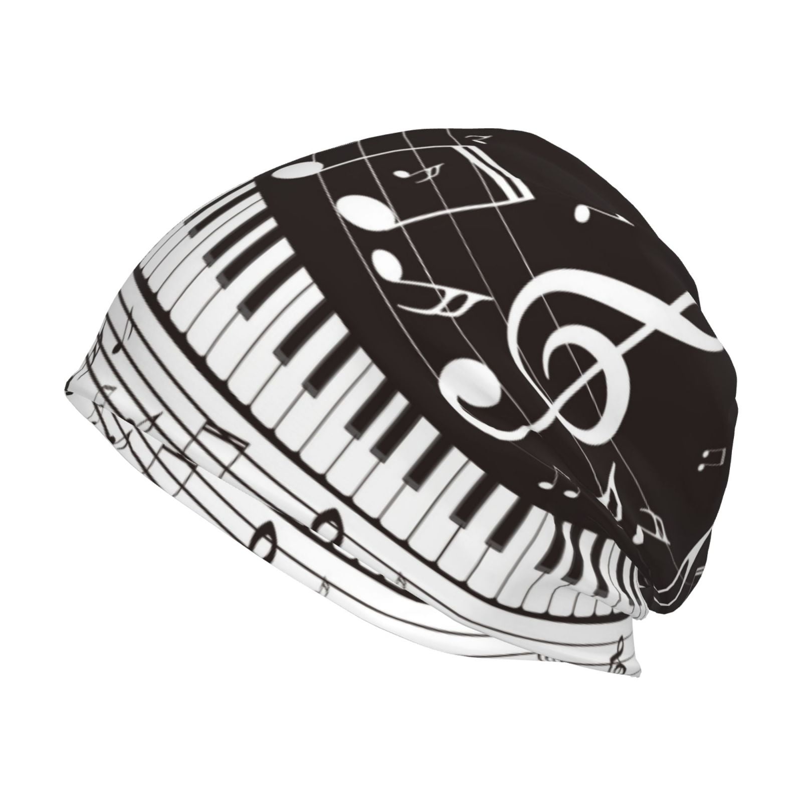 Rocae Piano Keys With Musical Notes for Beanies Hats for Men Women Warm ...