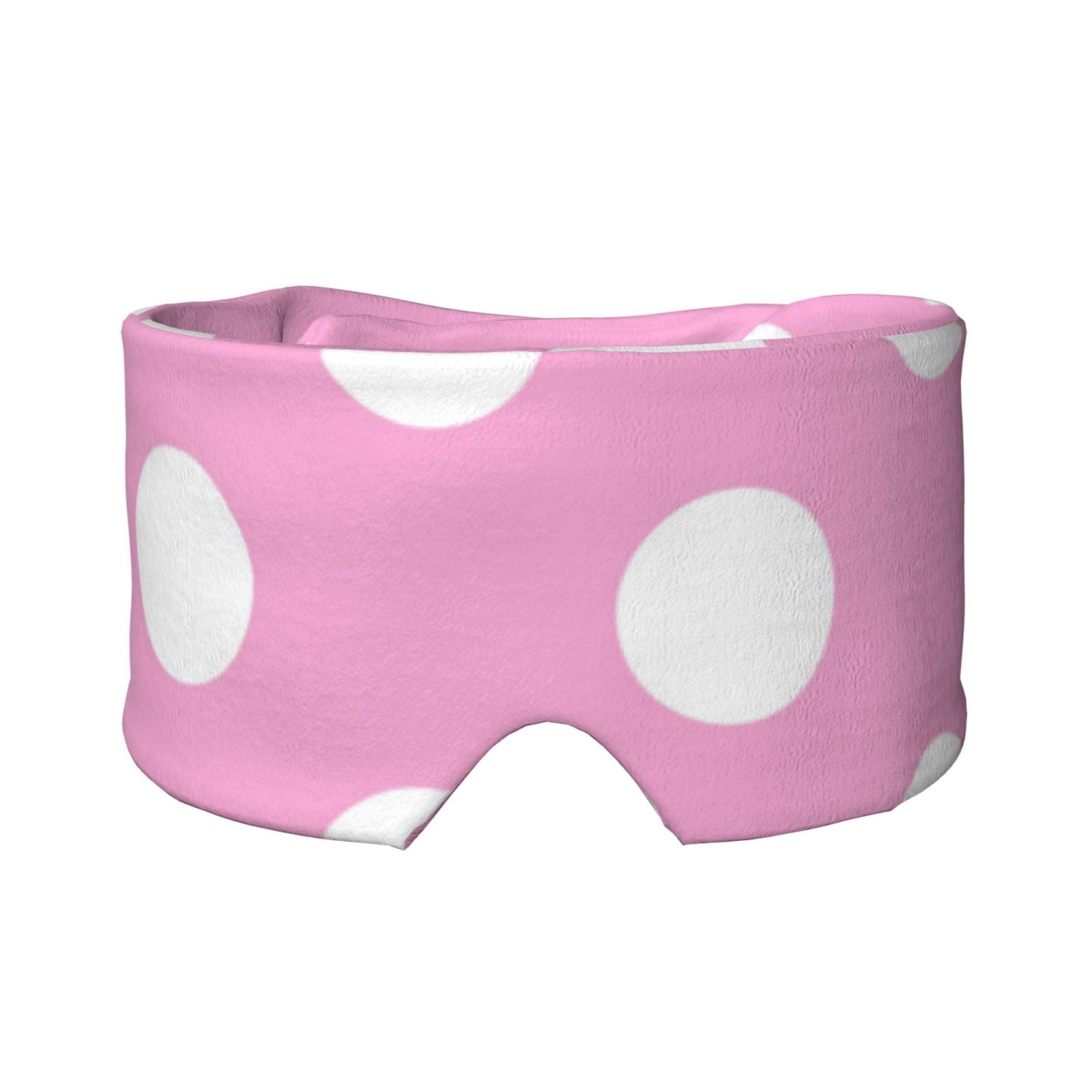 Rocae Pink And White Polka Dot for Sleep Mask for Sleeping, Soft and ...