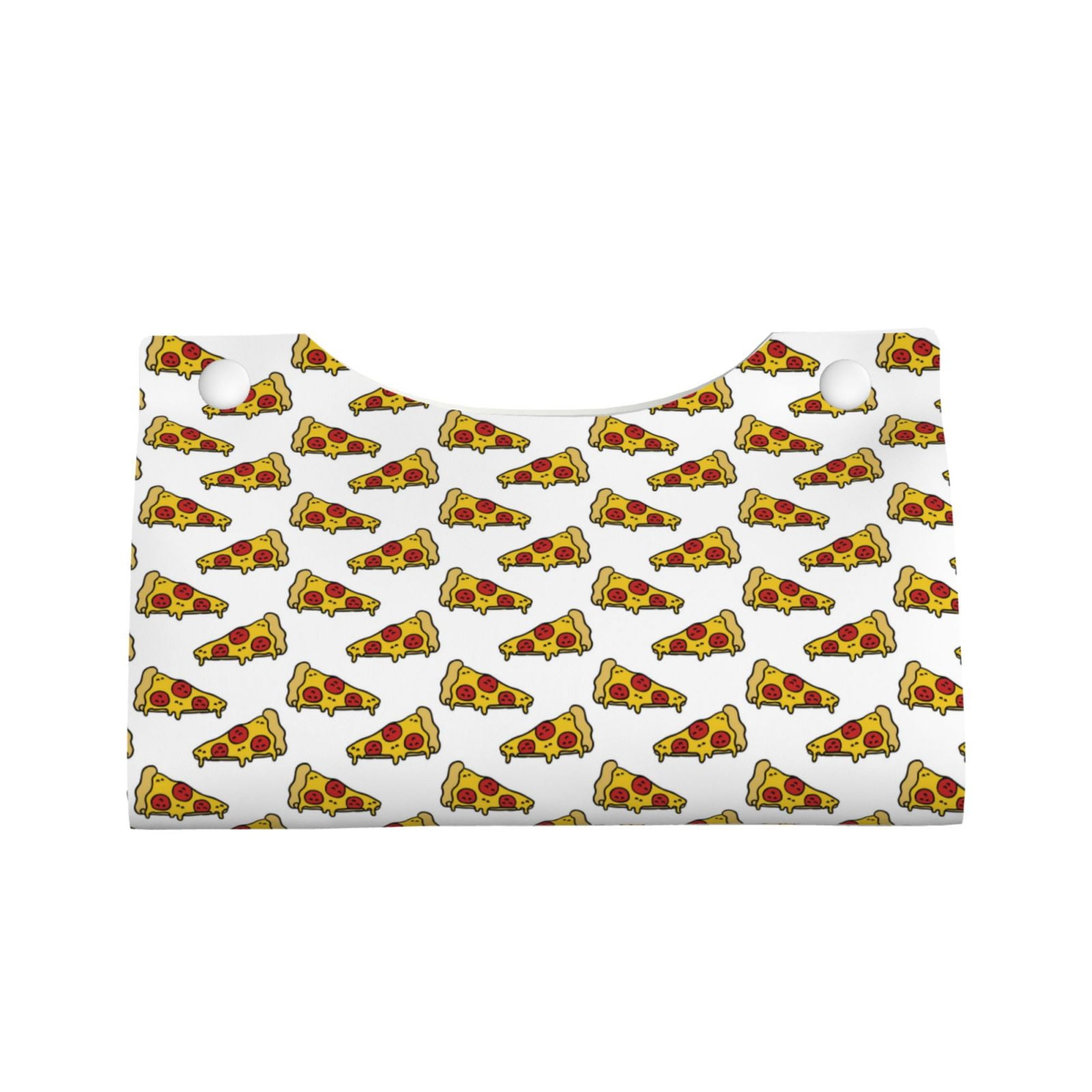 Rocae Pizza Print Long Tissue Box Lid Durable Leather Tissue Box Lid ...