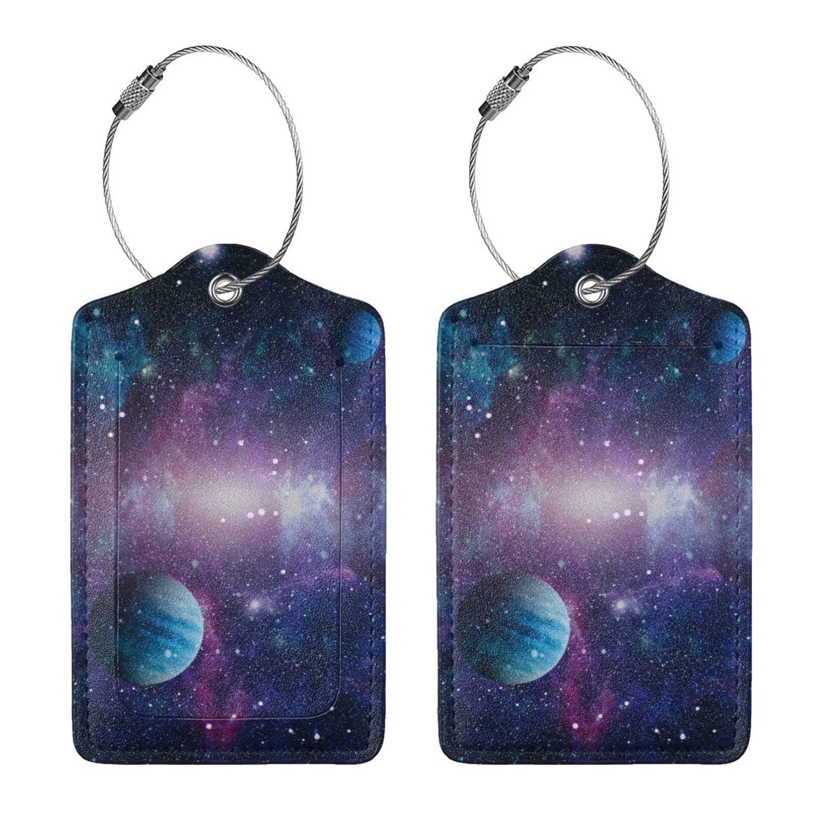 Rocae Planets Stars And Galaxies1 for Leather Luggage Baggage Tags ID ...