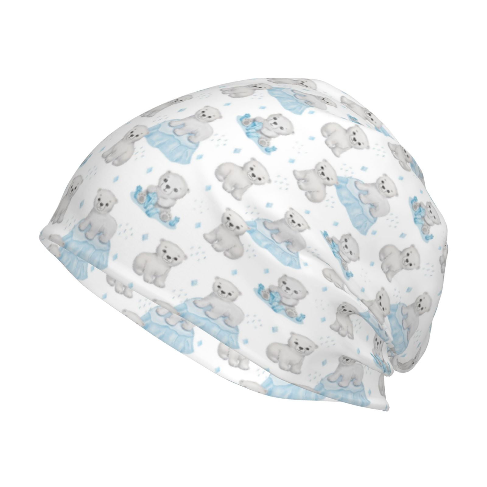 Rocae Playful Polar Bear Pals for Beanies Hats for Men Women Warm ...
