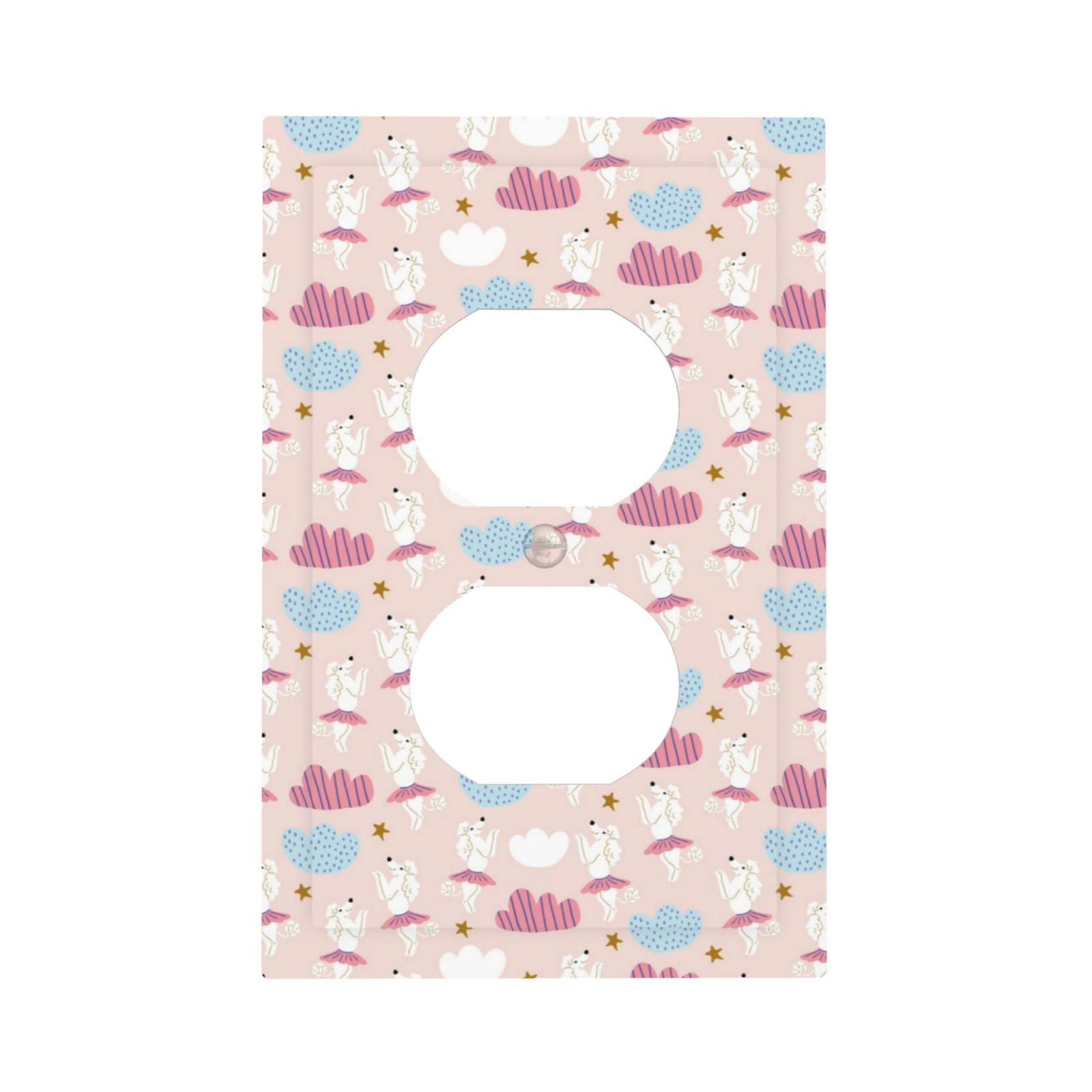 Rocae Poodle In Ballet Skirts Dancing for Decorator Light Switch or ...