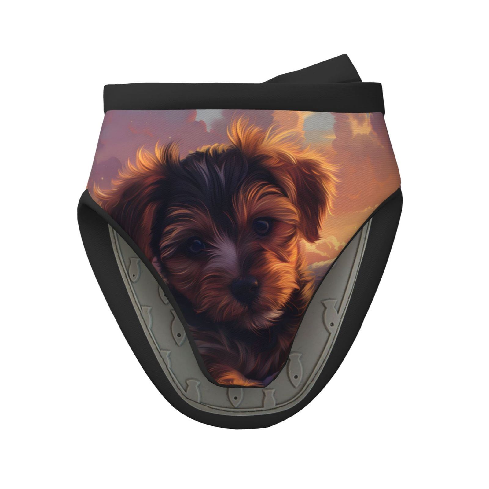 Rocae Puppy Lying On A Cloud for Mini Oven Mitts Rubber Oven Glove ...