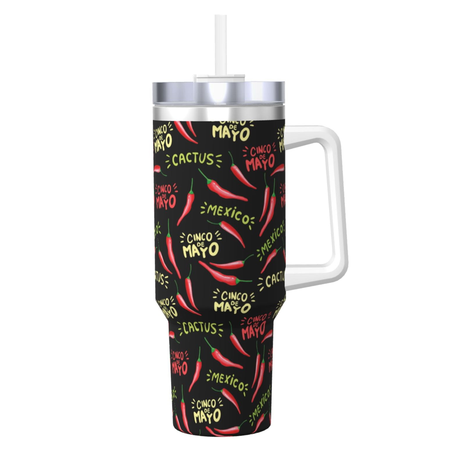Rocae Red Chili for 40OZ Ice Bully With Handle Keeps Drinks Hot or Cold ...