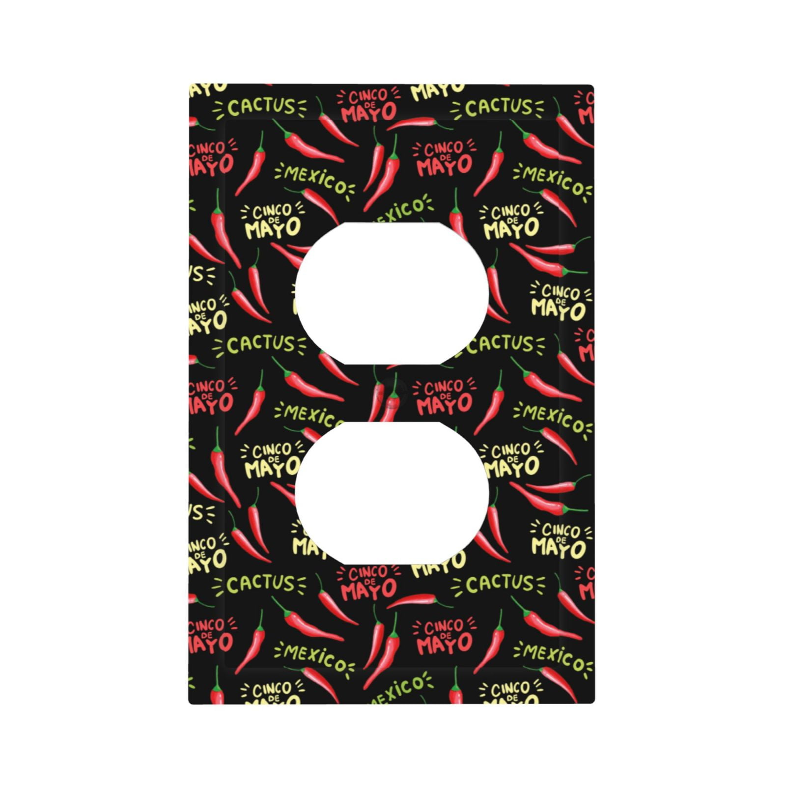 Rocae Red Chili for Decorator Light Switch or Receptacle Outlet Wall ...
