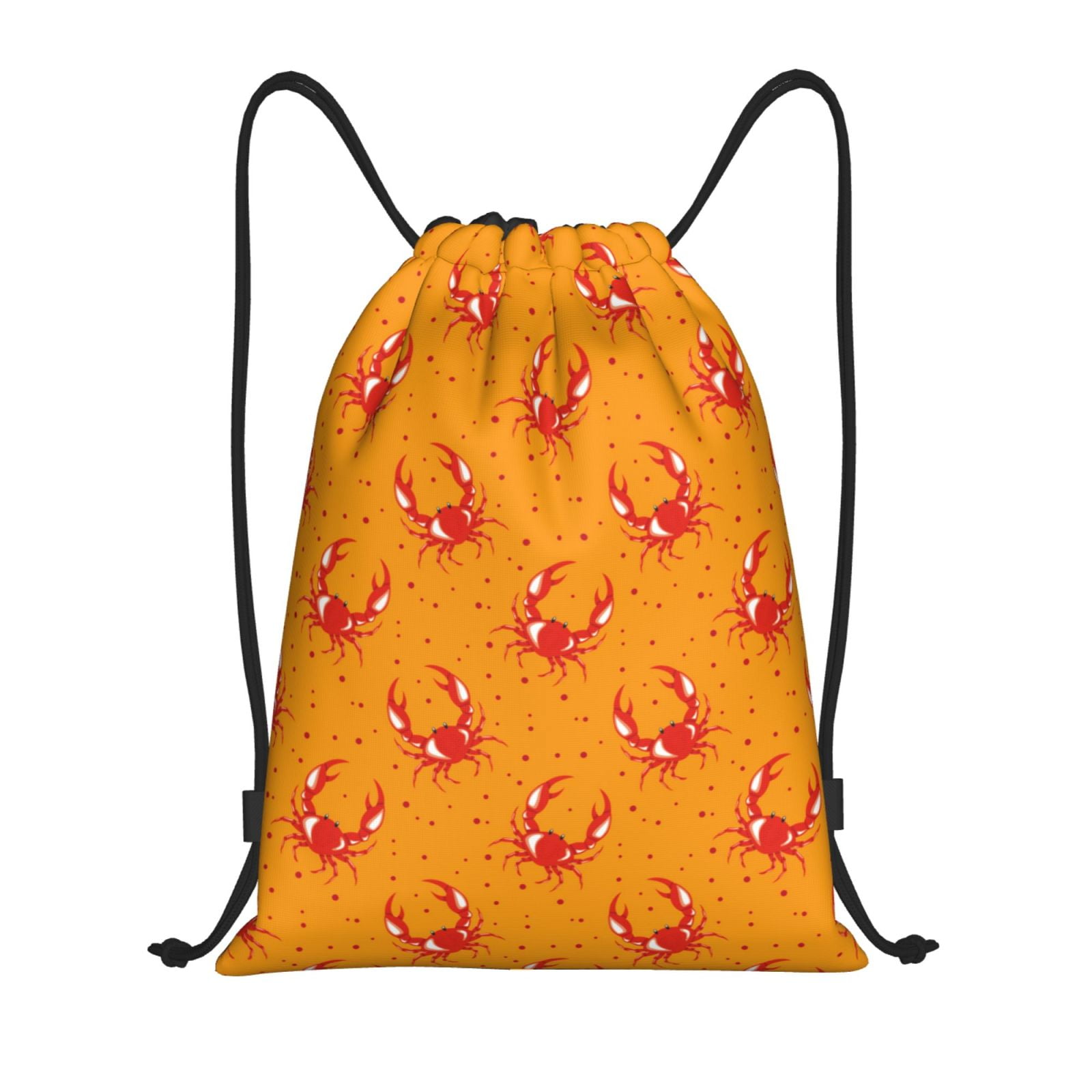 Rocae Red Crab for Gym Bag Drawstring Bags Gym Backpack for Gym, Travel ...