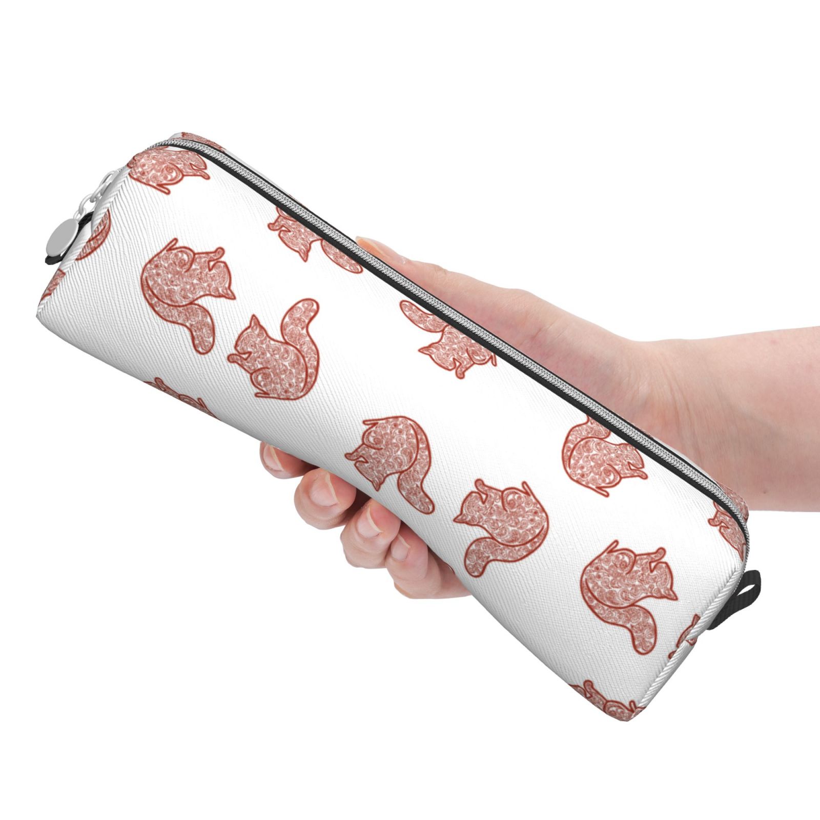 Rocae Red Fox for Pen and Marker Pouch with Zipper for Men and Women ...