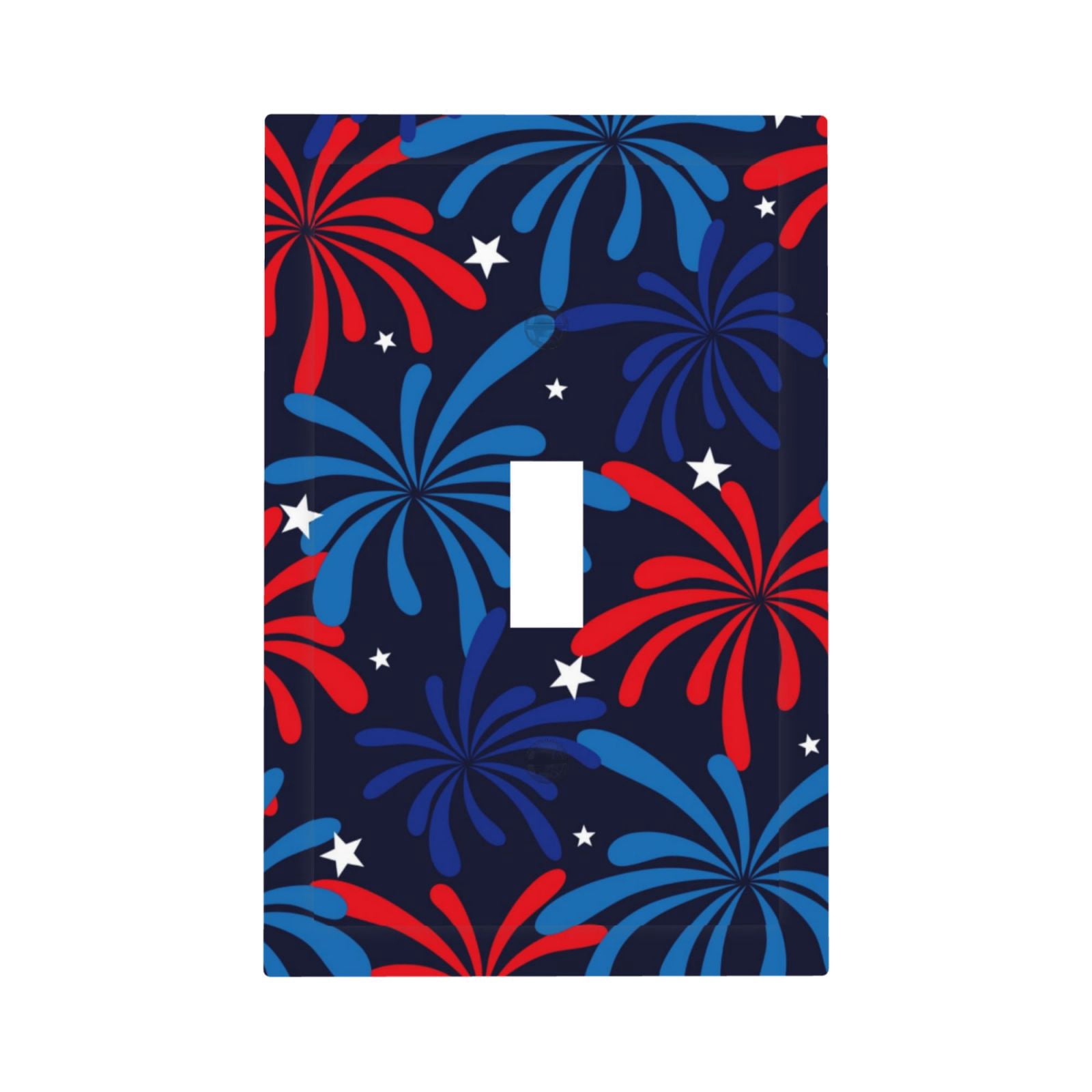 Rocae Red White Blue Fireworks for Decorator Light Switch or Receptacle ...