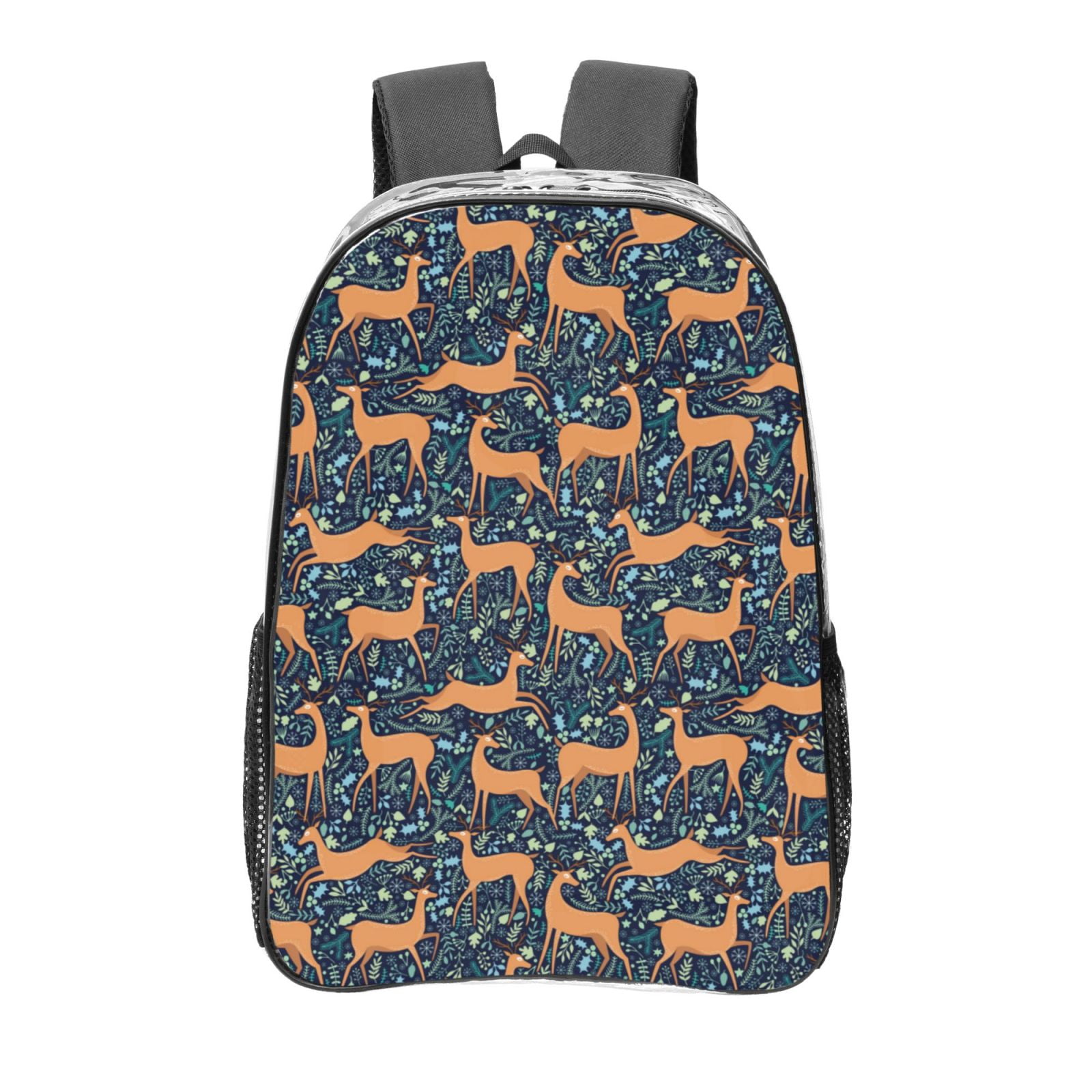 Rocae Reindeer for 16inch Clear Backpack Transparent School Backpack ...
