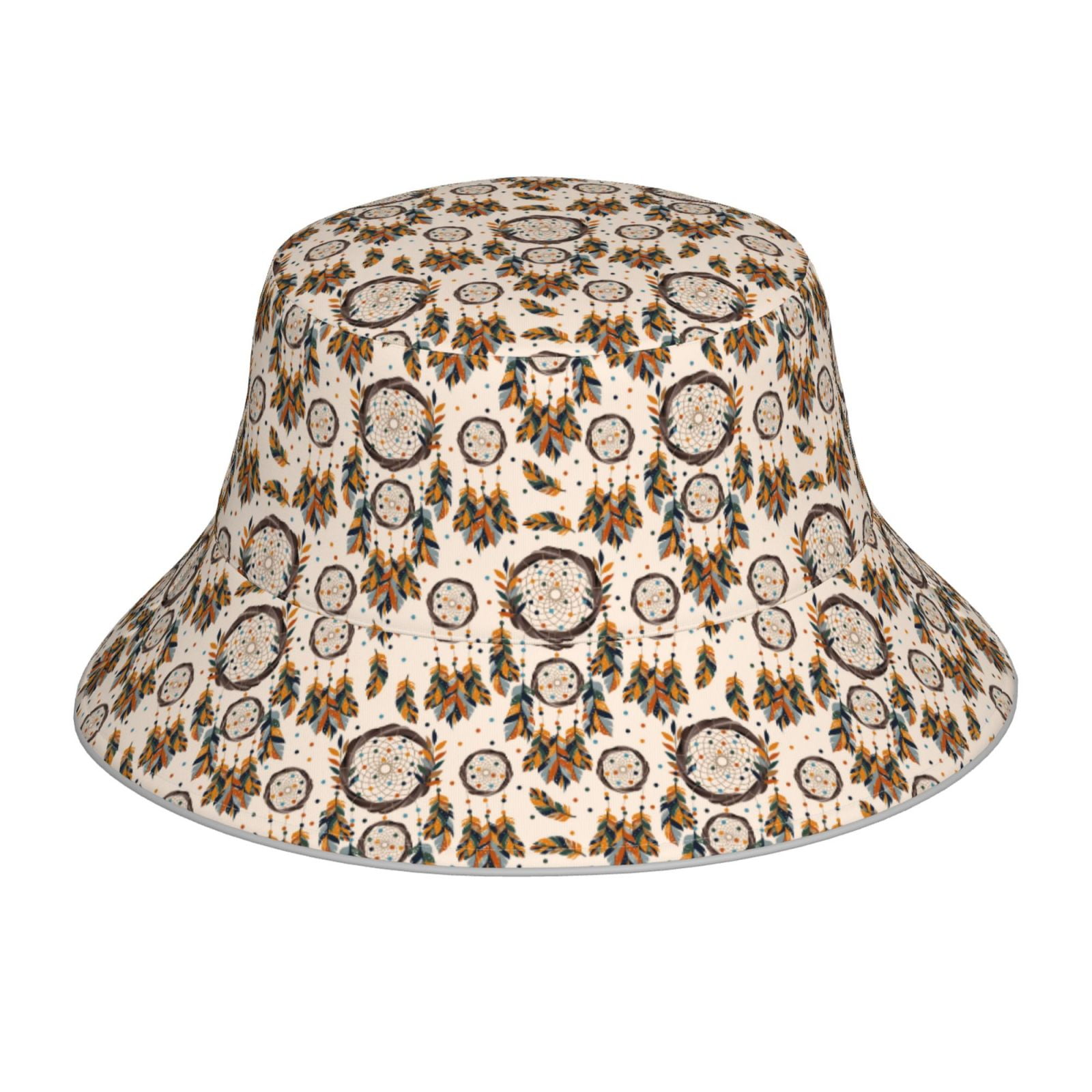 Rocae Retro Dreamcatcher for reflective Bucket Hat for Men Women Summer ...