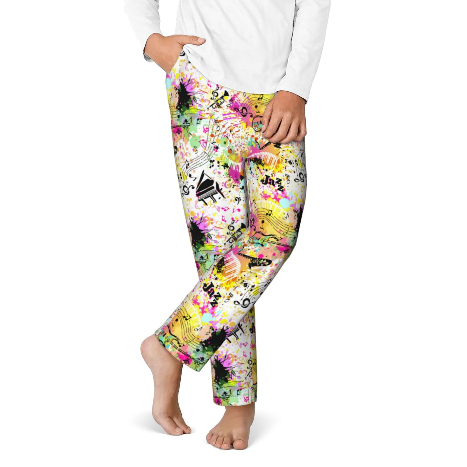 Rocae Retro Musical for Teenagers' Pajama Pants,Girls lounge pants ...