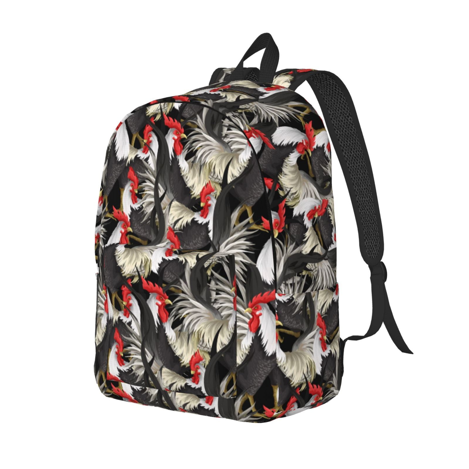 Rocae Roosters 2 for Canvas College Laptop Backpack for Men Women ...