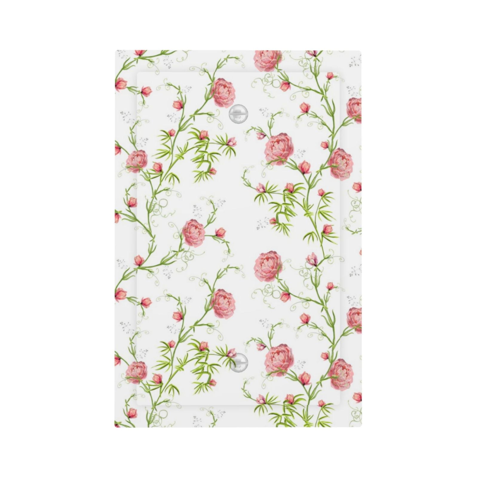 Rocae Roses Flowers for Decorator Light Switch or Receptacle Outlet ...