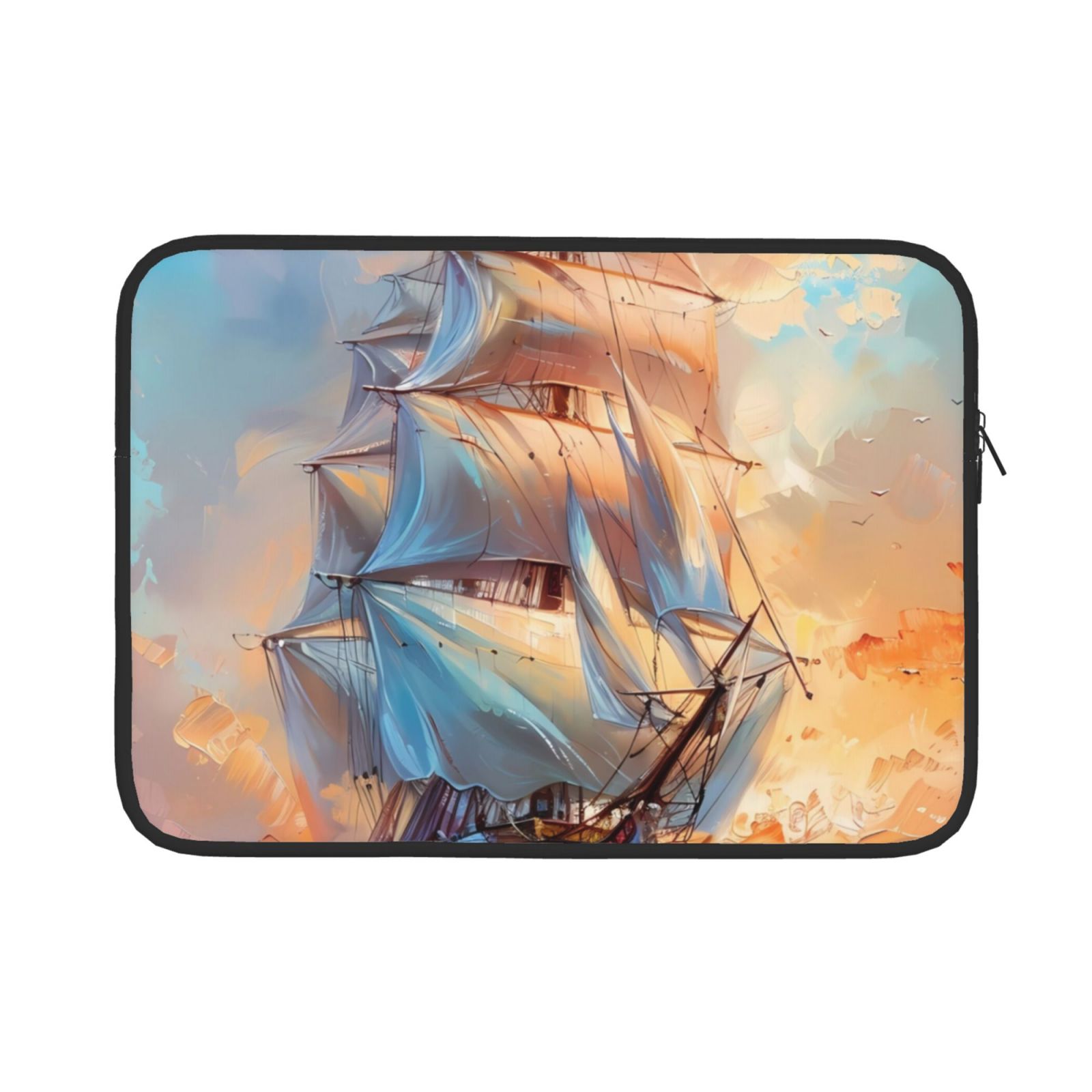 Rocae Sailing Ship Ocean Sunset for Classic Slim Ergonomic Briefcase ...