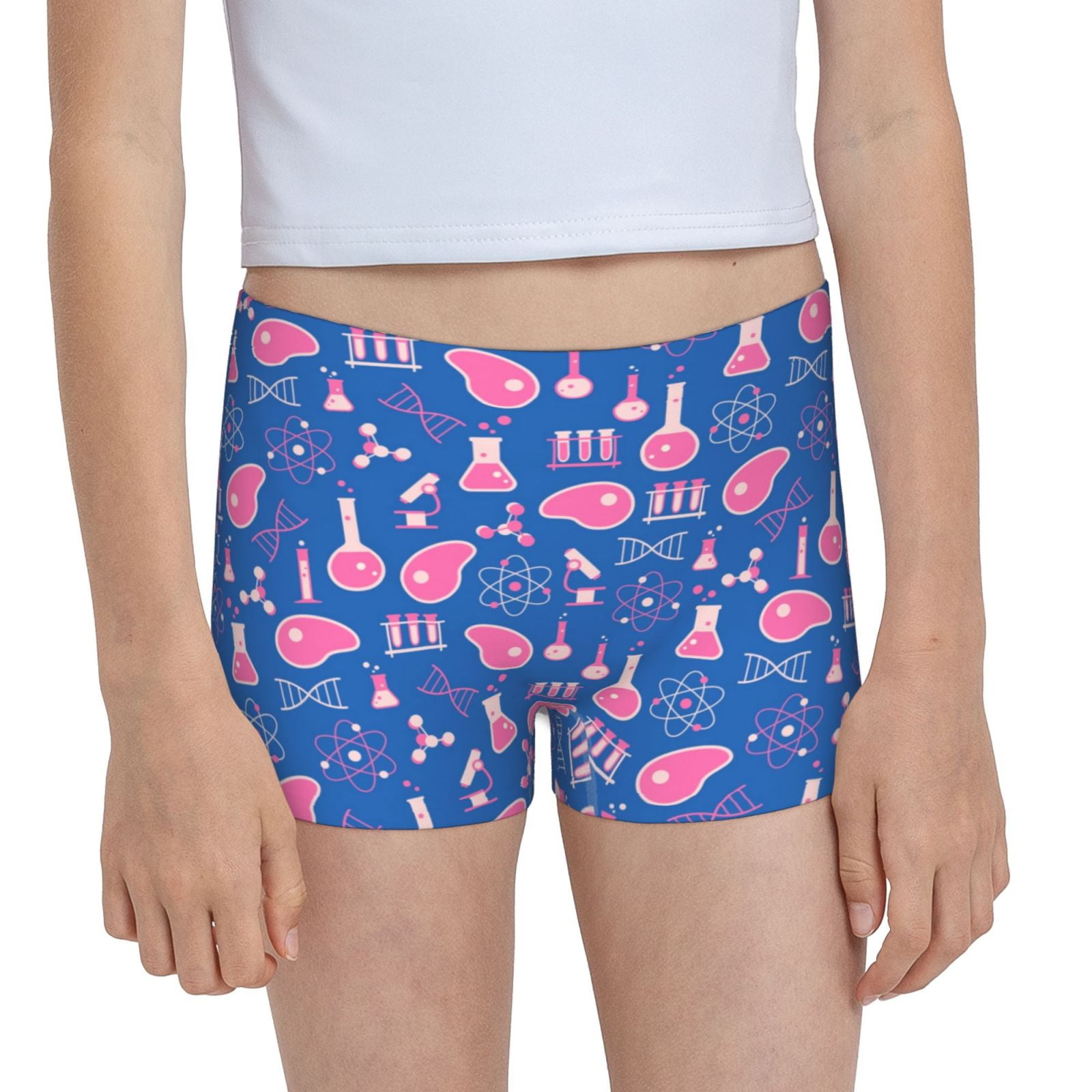 Rocae Science Experiment for Girls' Cotton Boxer Briefs, Soft Mid-rise ...