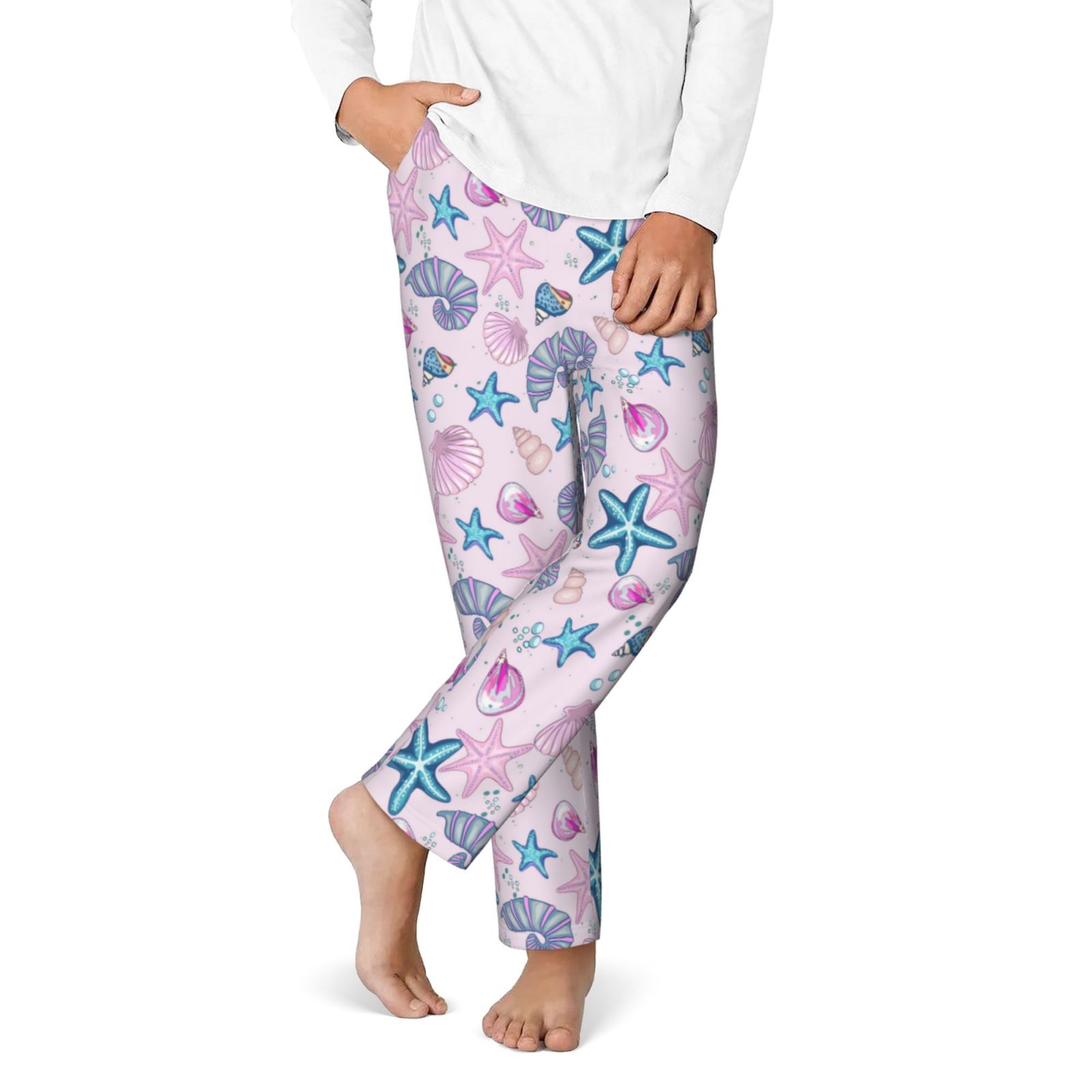 Rocae Sea Shells 3 for Teenagers' Pajama Pants,Girls lounge pants ...