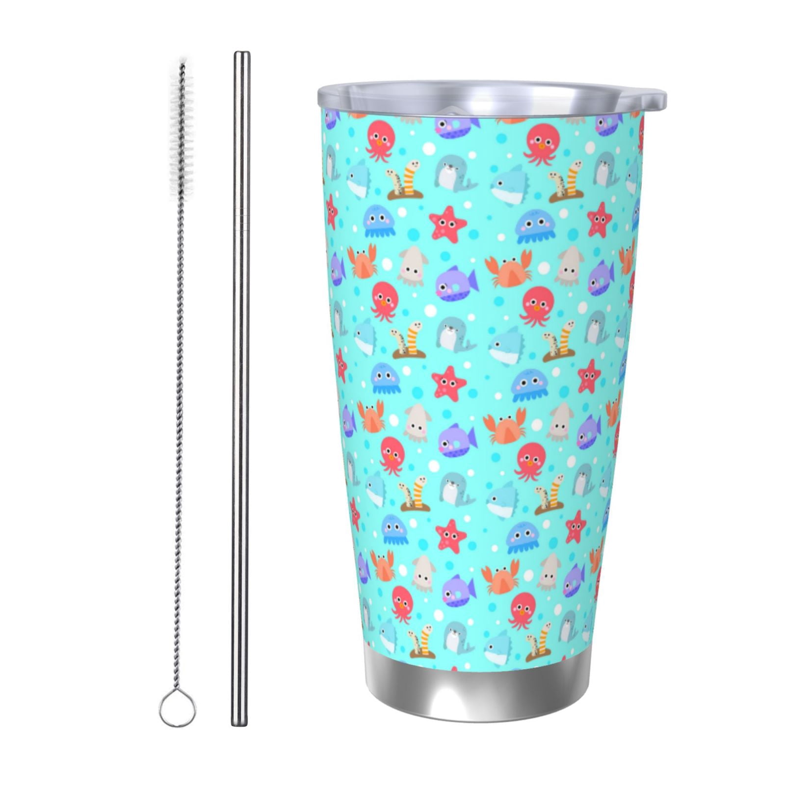 Rocae Sea animals for 20 Ounces Stainless Steel Insulted Tumbler Car ...