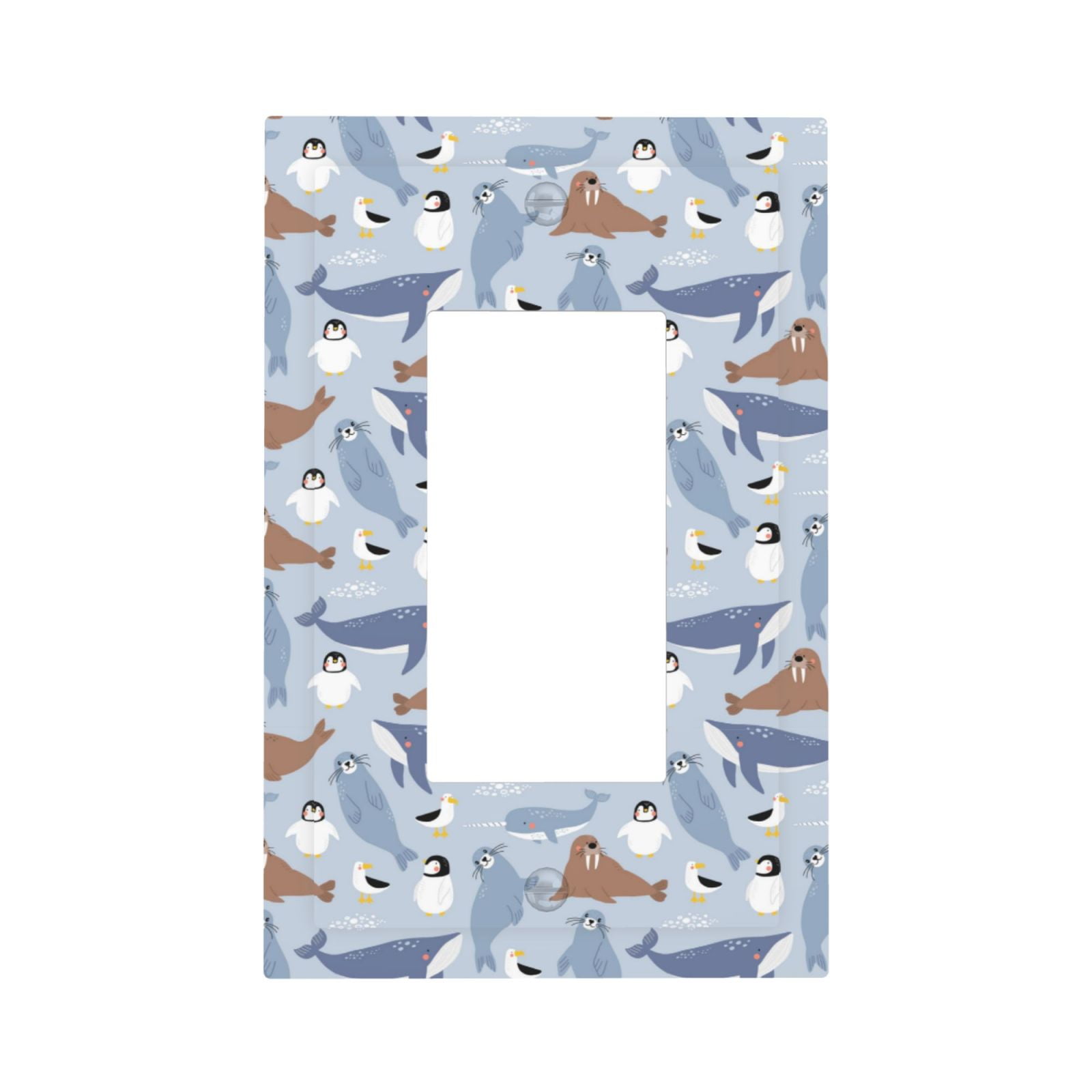 Rocae Seal Fox Seagull Whales for Decorator Light Switch or Receptacle ...