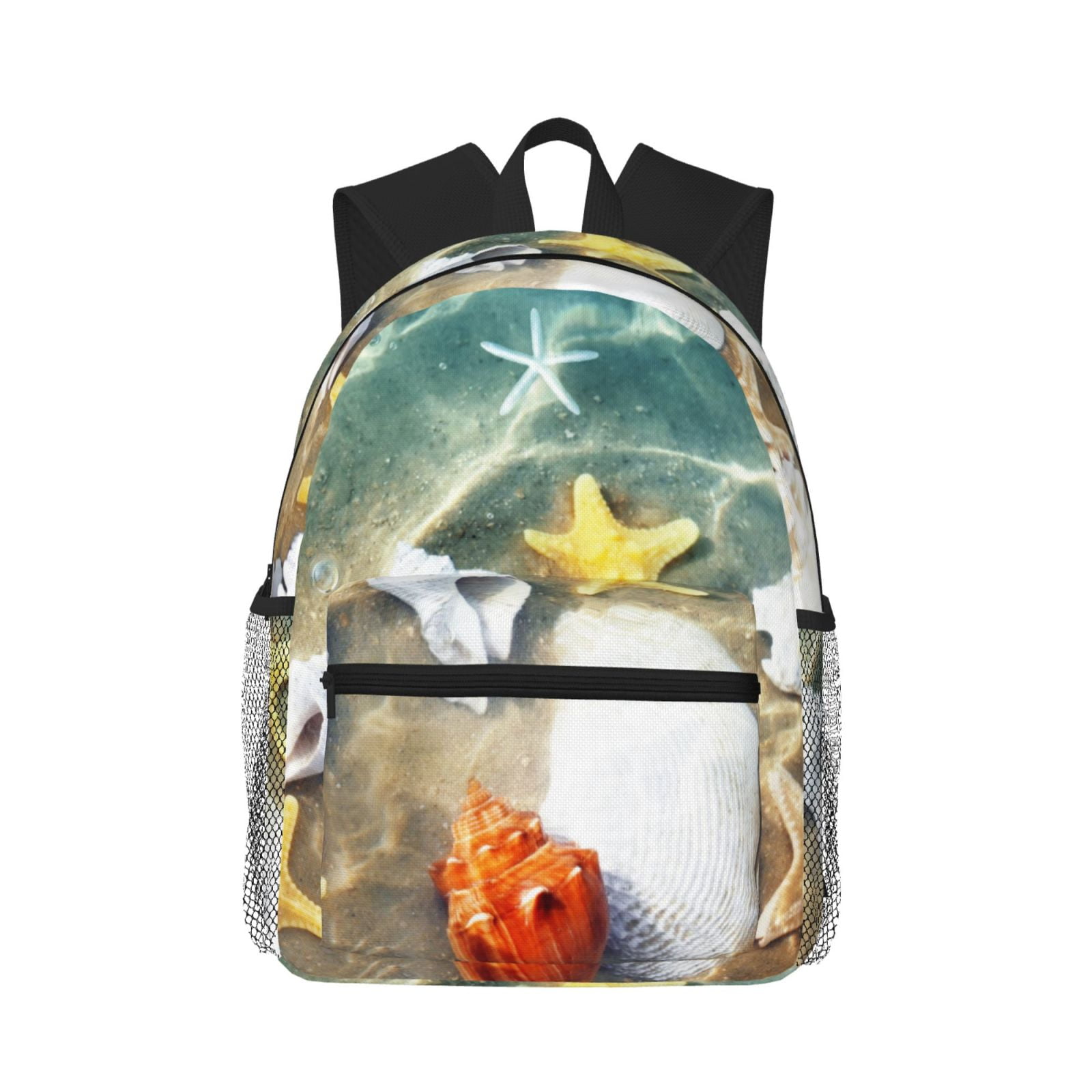 Rocae Seashell On The Beach for Lightweight Casual Backpack Travel ...