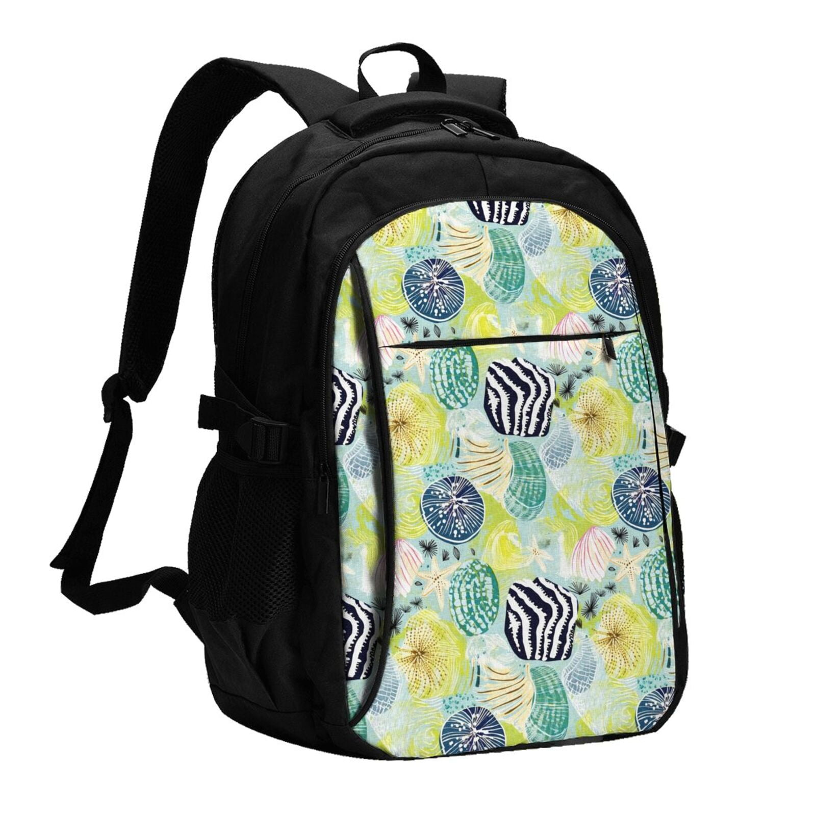 Rocae Shell Clam for Travel Laptop Backpack with USB Charging Port ...