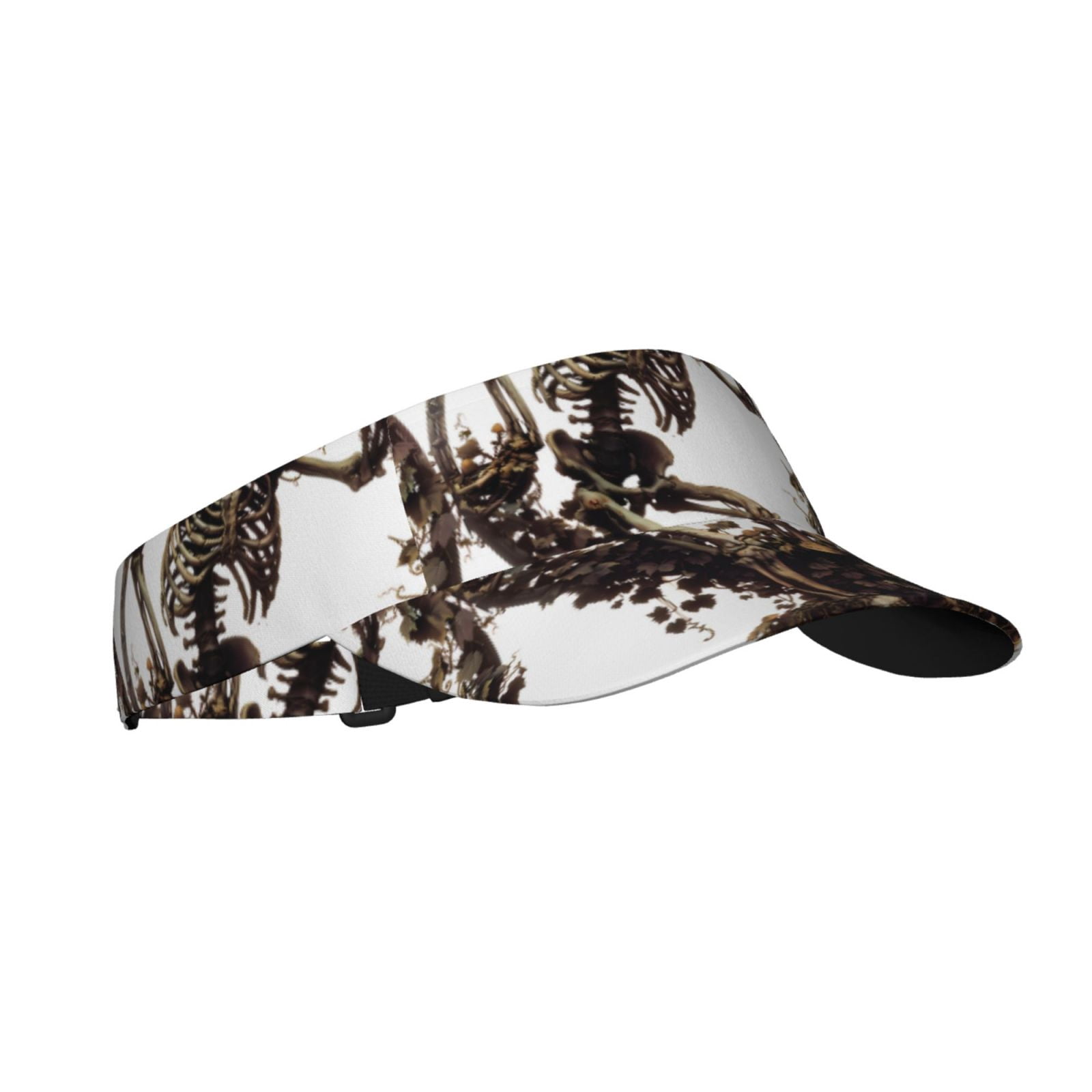 Rocae Skeleton Dance with Mushrooms for Sport Sun Visor Hats Adjustable ...