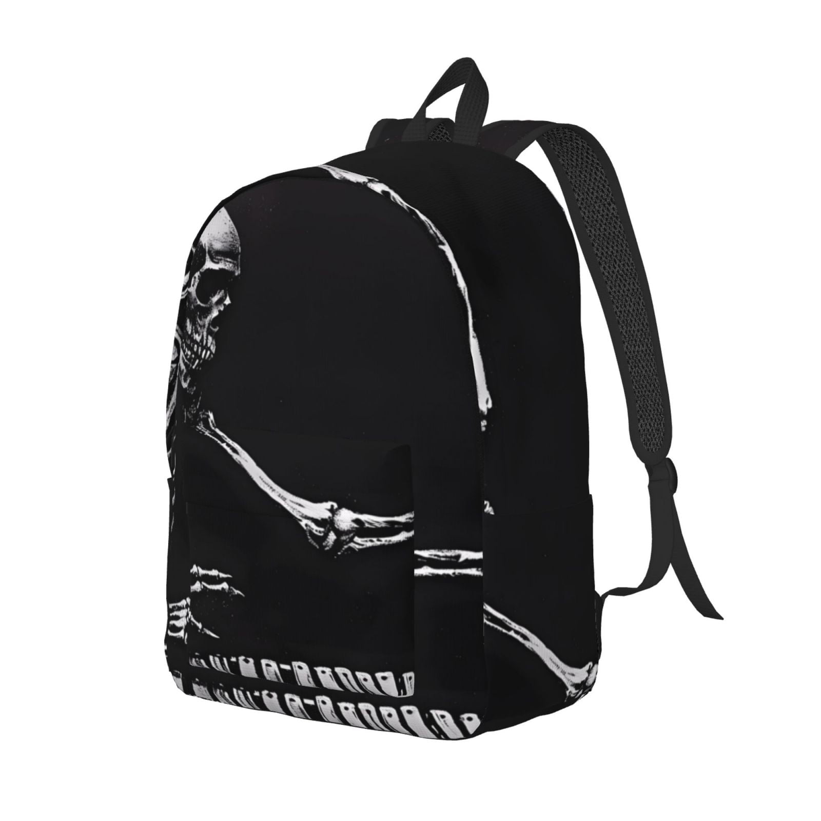 Rocae Skeleton Playing Xylophone for Canvas College Laptop Backpack for ...