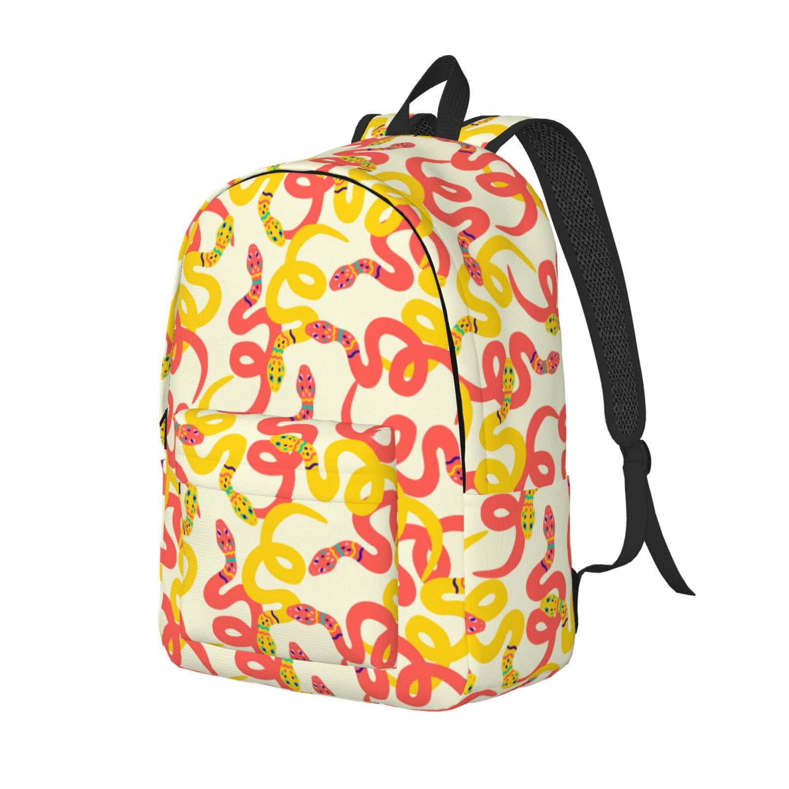 Rocae Snake for Canvas College Laptop Backpack for Men Women-Small ...