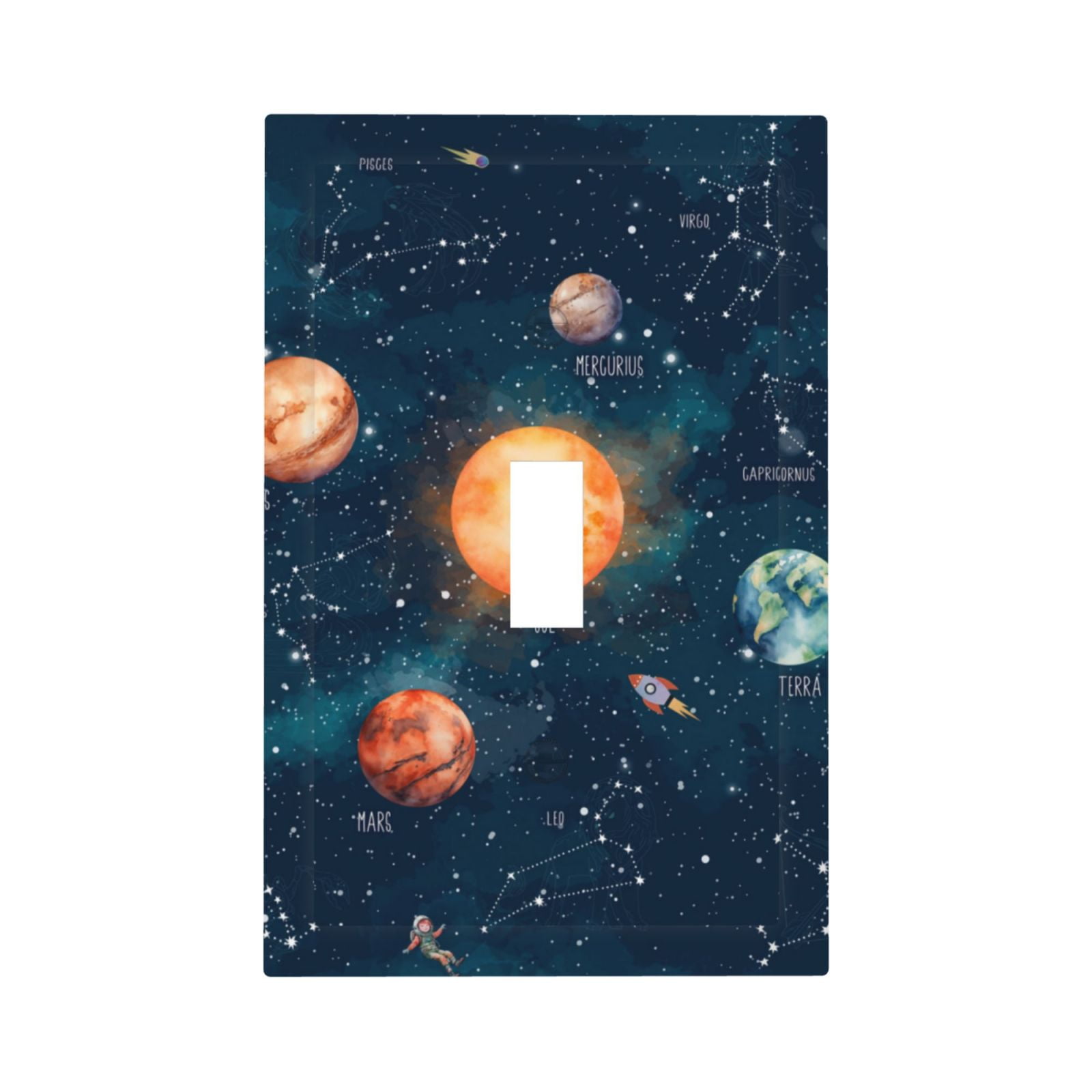 Rocae Solar System And Planets for Decorator Light Switch or Receptacle ...