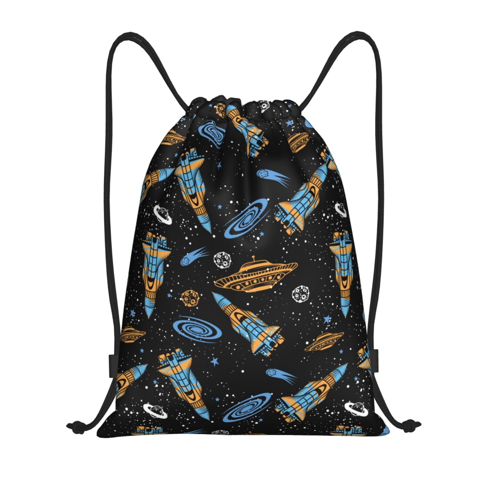 Rocae Space Rockets for Gym Bag Drawstring Bags Gym Backpack for Gym ...