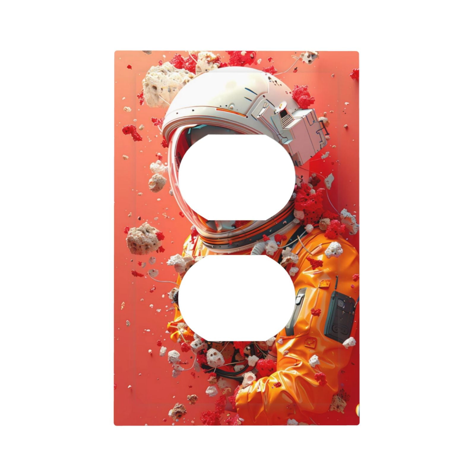 Rocae Space Skeleton Art for Decorator Light Switch or Receptacle ...