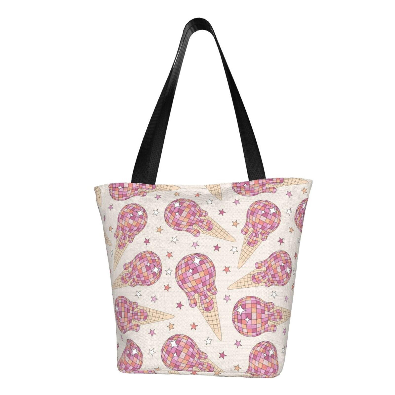 Rocae Sparkling Ice Cream for Shoulder Bags for Women Tote Bag for ...