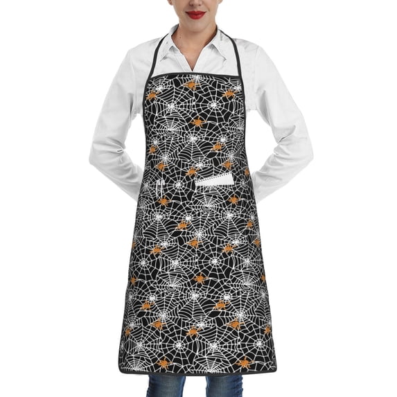 Rocae Spider Cobweb for Kitchen Aprons for Women Adjustable Cooking ...