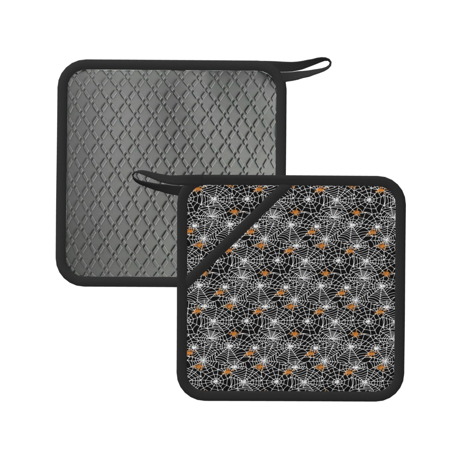 Rocae Spider Cobweb for Square Silicone Anti-scalding Mat Trivet Hot ...